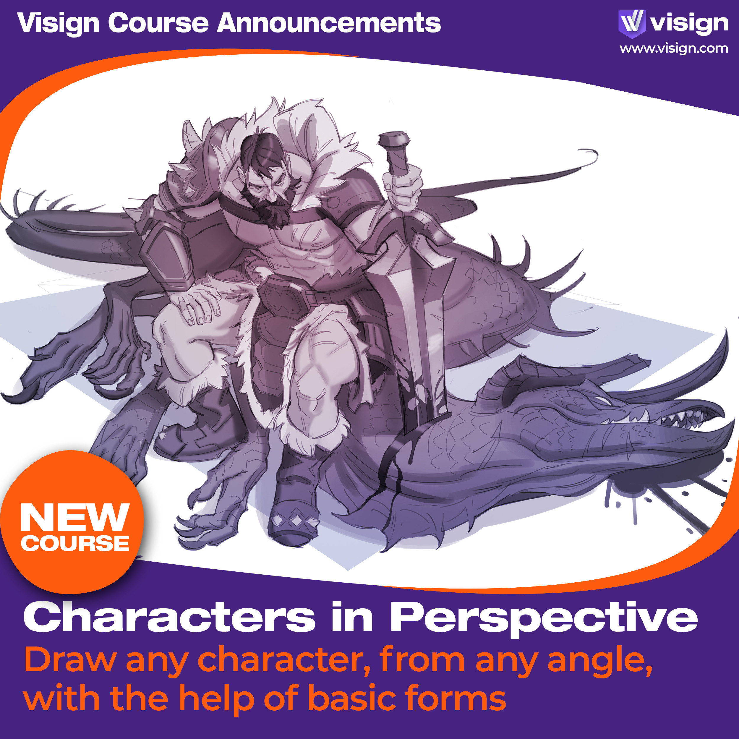 how to draw characters in perspective
