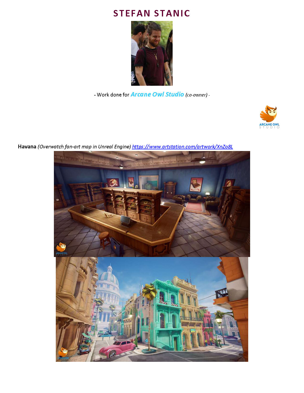 ArtStation - Work I've done over the years @ Arcane Owl Studio :)