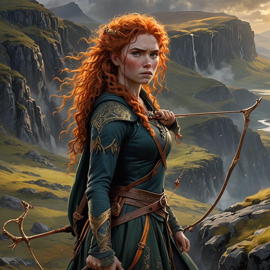 ArtStation - Princess Merida set in a breathtaking, mystical Scottish ...