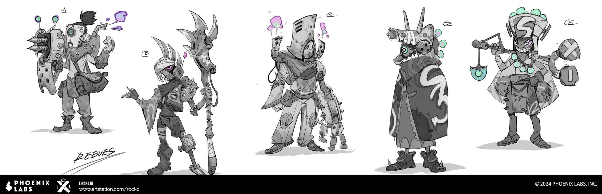 Rock D - Character explorations for Project LAX(Unreleased) -Vol 1