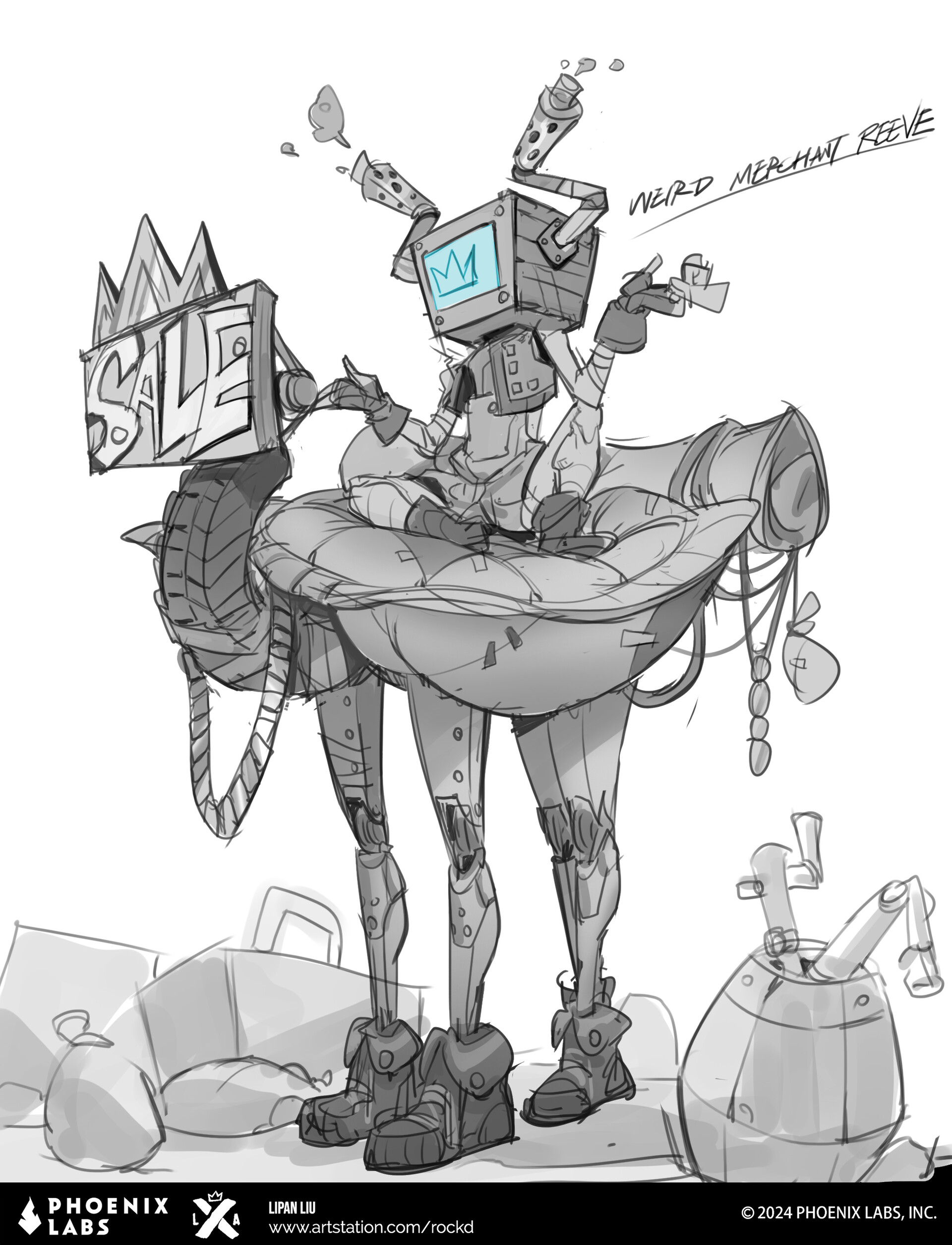 Rock D - Character explorations for Project LAX(Unreleased) -Vol 1