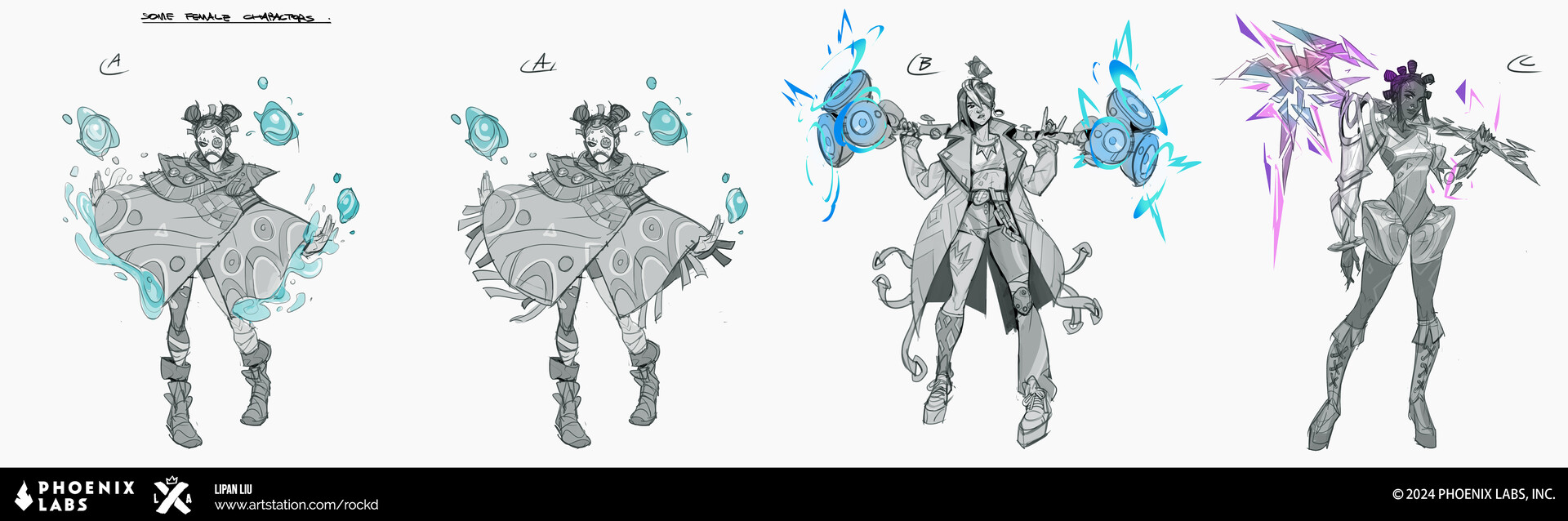 Rock D - Character explorations for Project LAX(Unreleased) -Vol 1