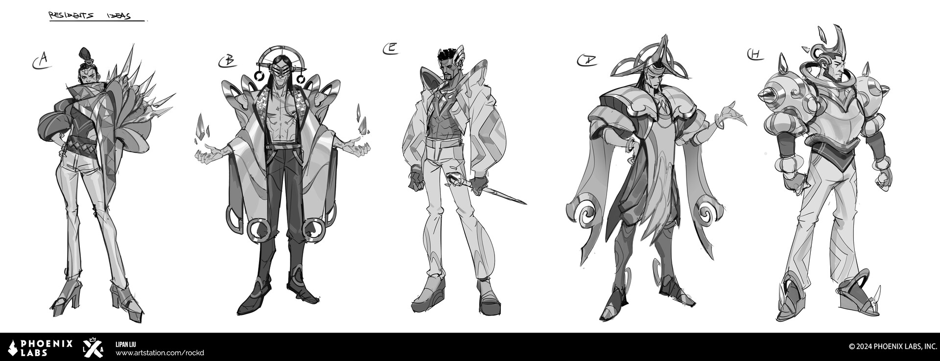 Rock D - Character explorations for Project LAX(Unreleased) -Vol 1