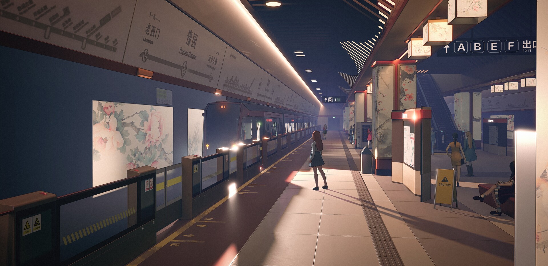 ArtStation - metro station