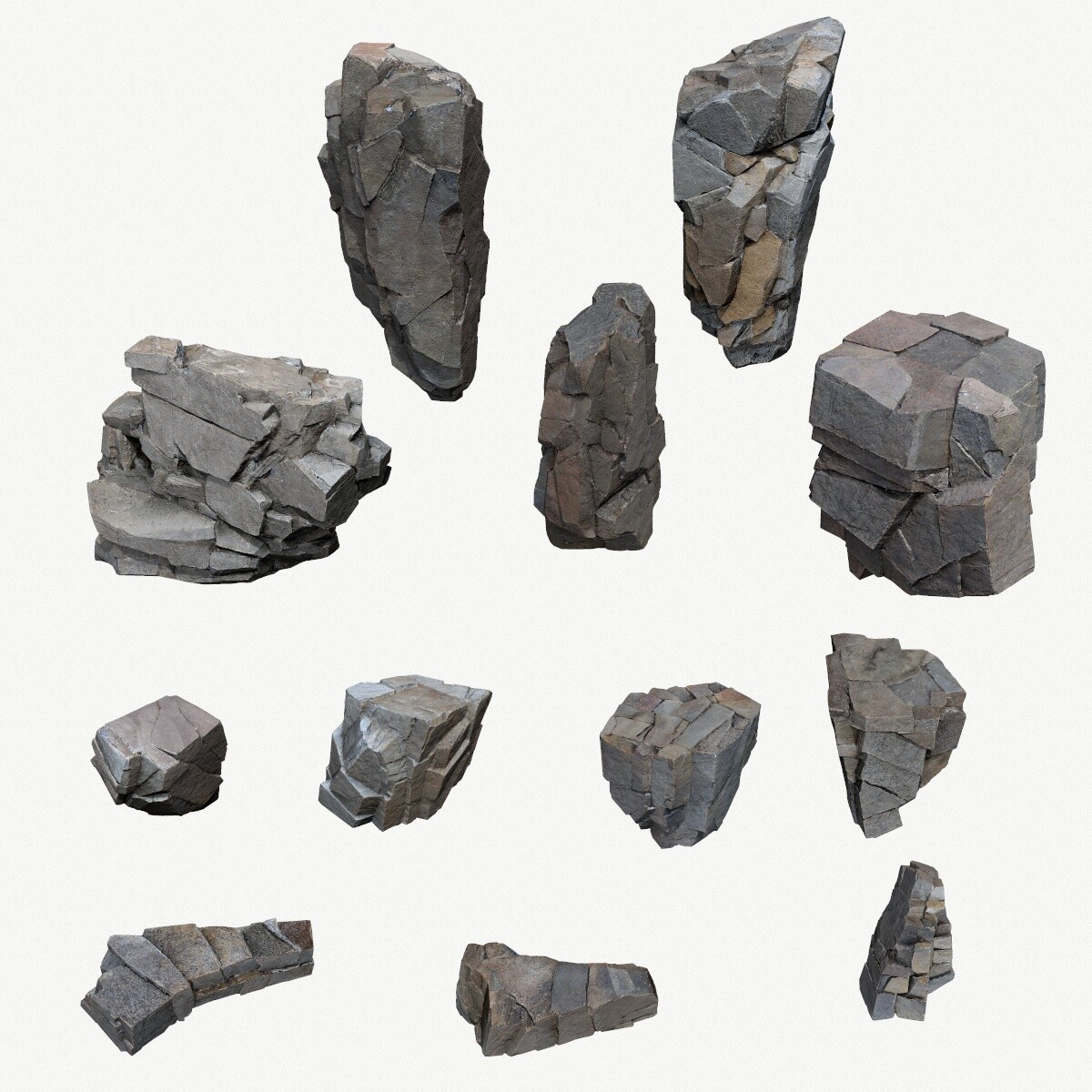 ArtStation - cliff rocks