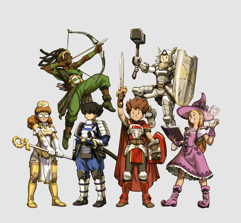 ArtStation - Fantasy Combo Rangers