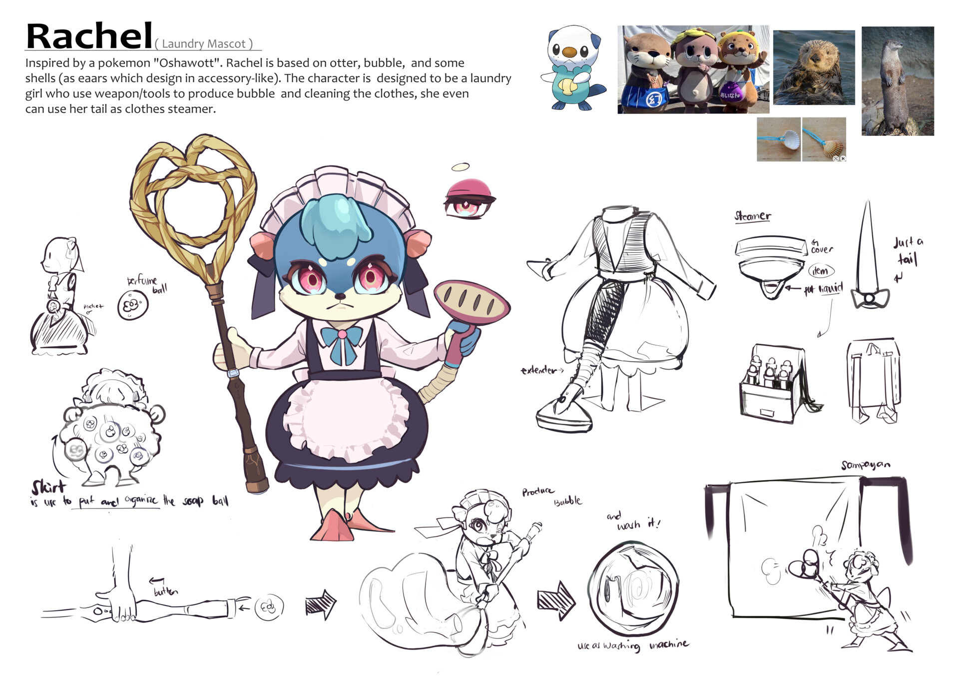 ArtStation - [Project Zero] Rachel-The Laundry Girl