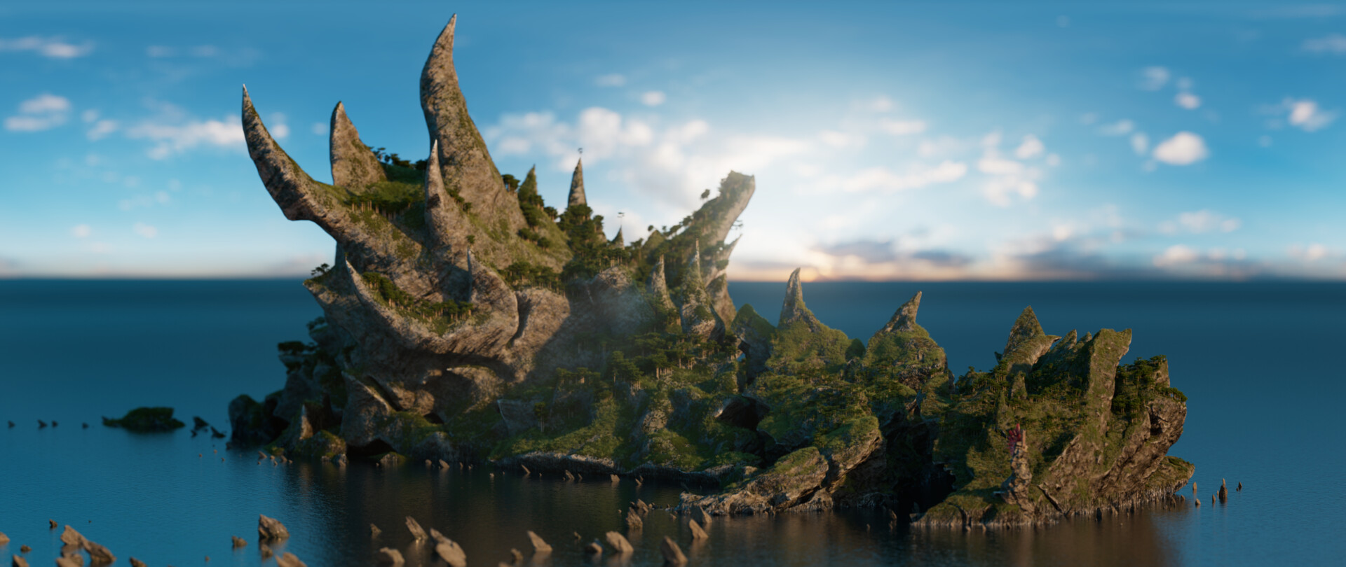 ArtStation - Dragon Island for Reel