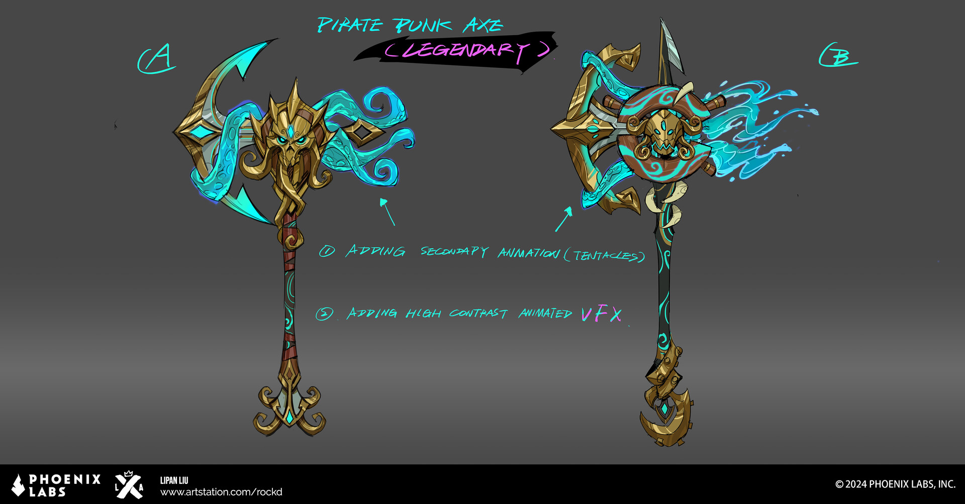 Rock D - Weapon explorations for Project LAX(Unreleased)