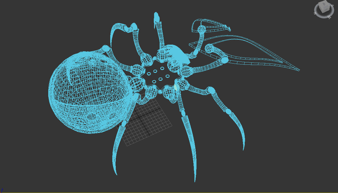 Crystal - [Crystal Spider] 3D Creature Modelling