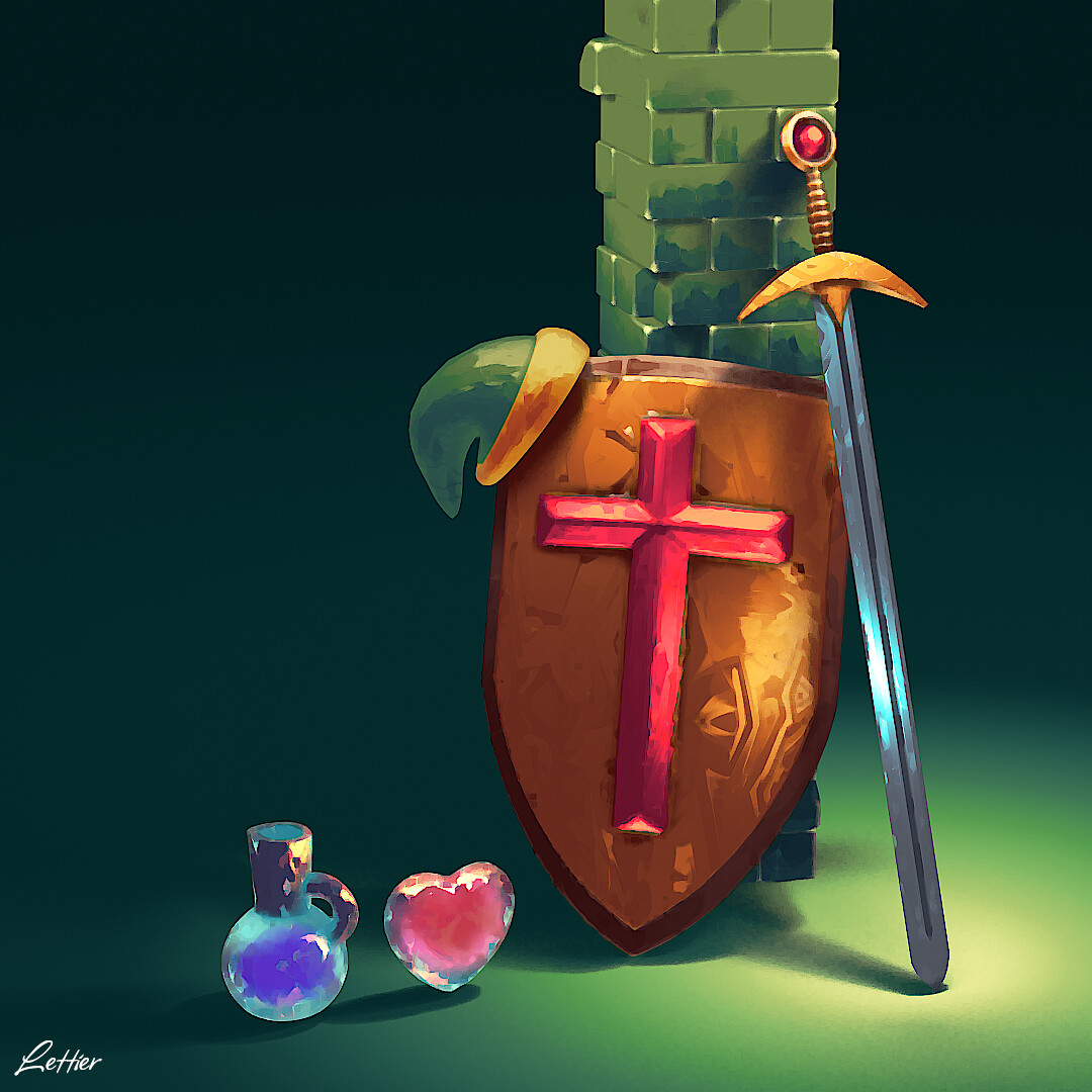 ArtStation - Sword & Shield