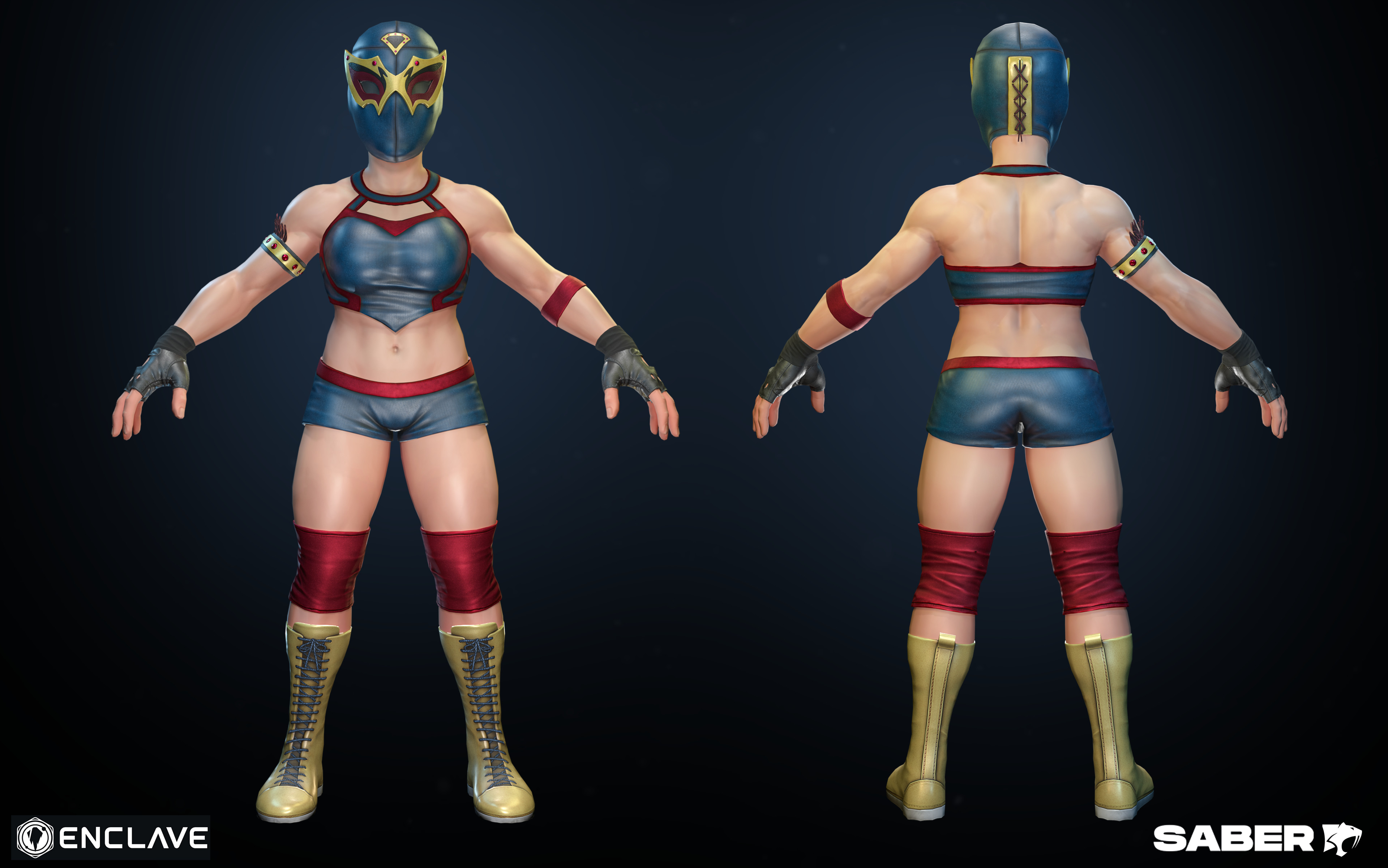 Enclave Interactive - OutfitFemaleMexicanBlue_01