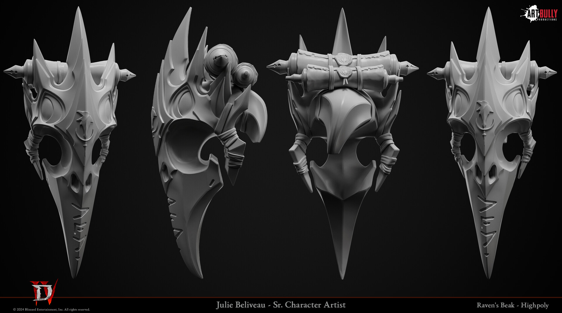 Art Bully Productions - Diablo IV - Weapons, Trophies, Headstone - 02