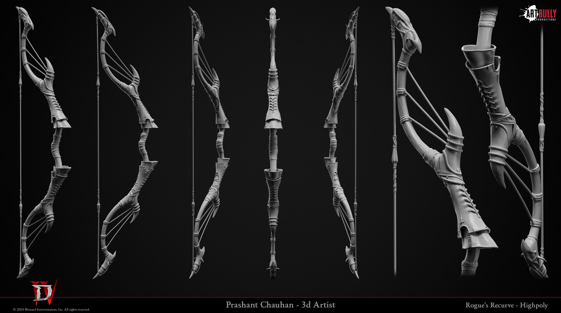 Art Bully Productions - Diablo IV - Weapons, Trophies, Headstone - 02