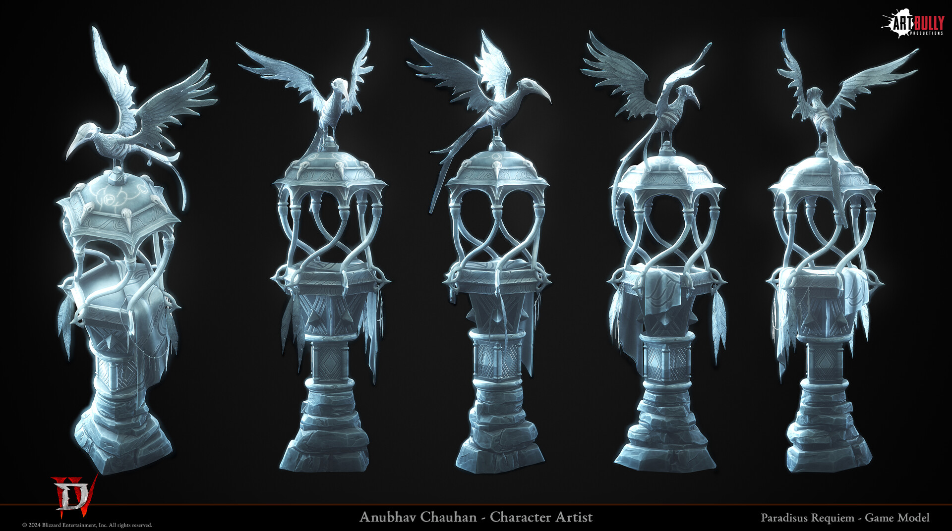 Art Bully Productions - Diablo IV - Weapons, Trophies, Headstone - 02