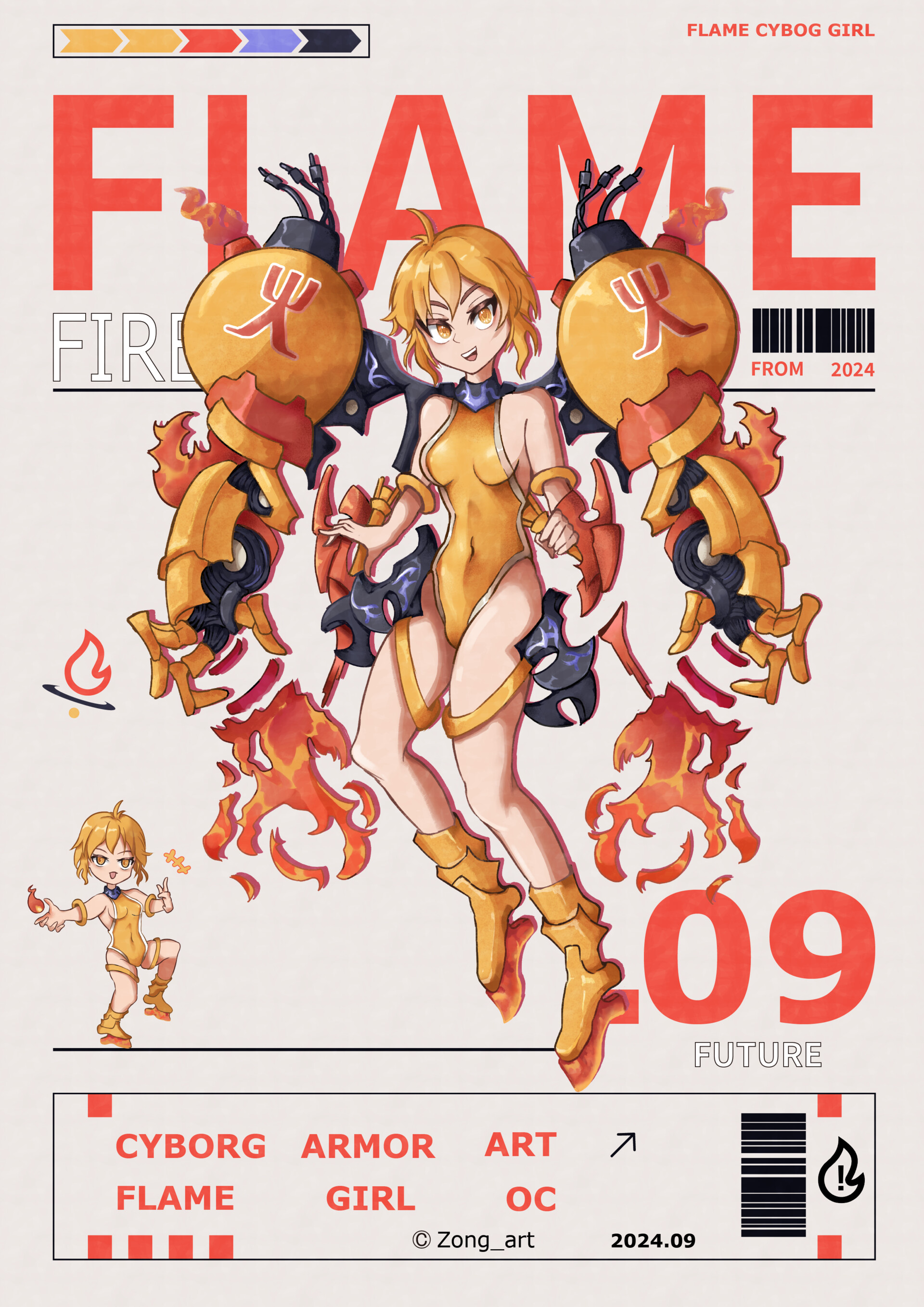 ArtStation - Flame Oc Artwork