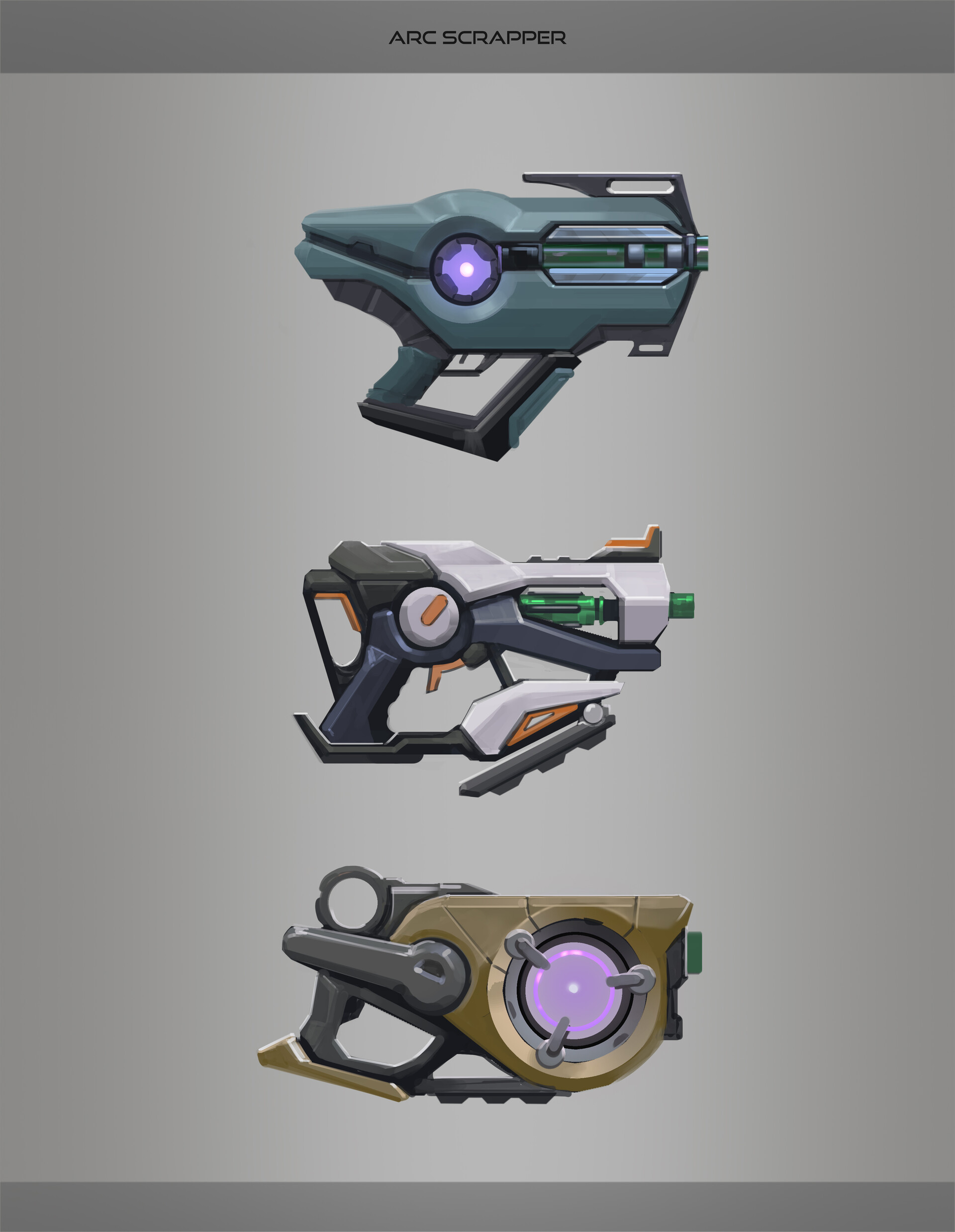 Billy Roberts - Weapon Concept Art
