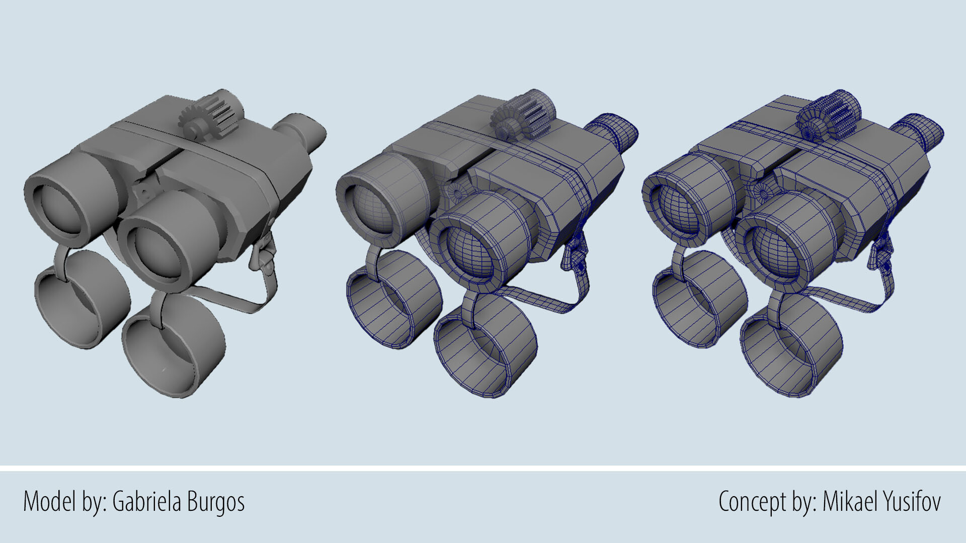 ArtStation - 3D Model Design Binocular