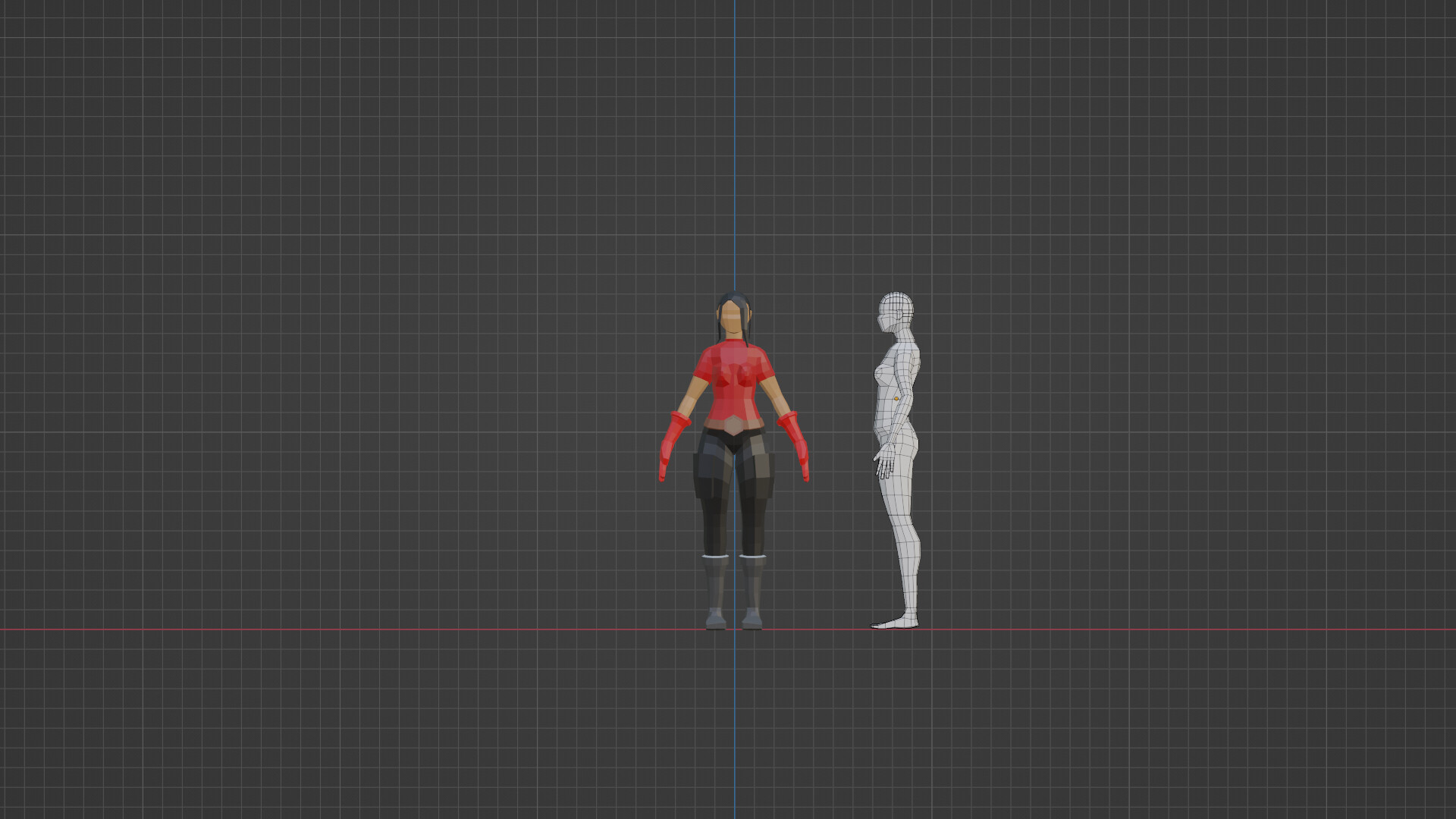 ArtStation - Low poly character for game assets