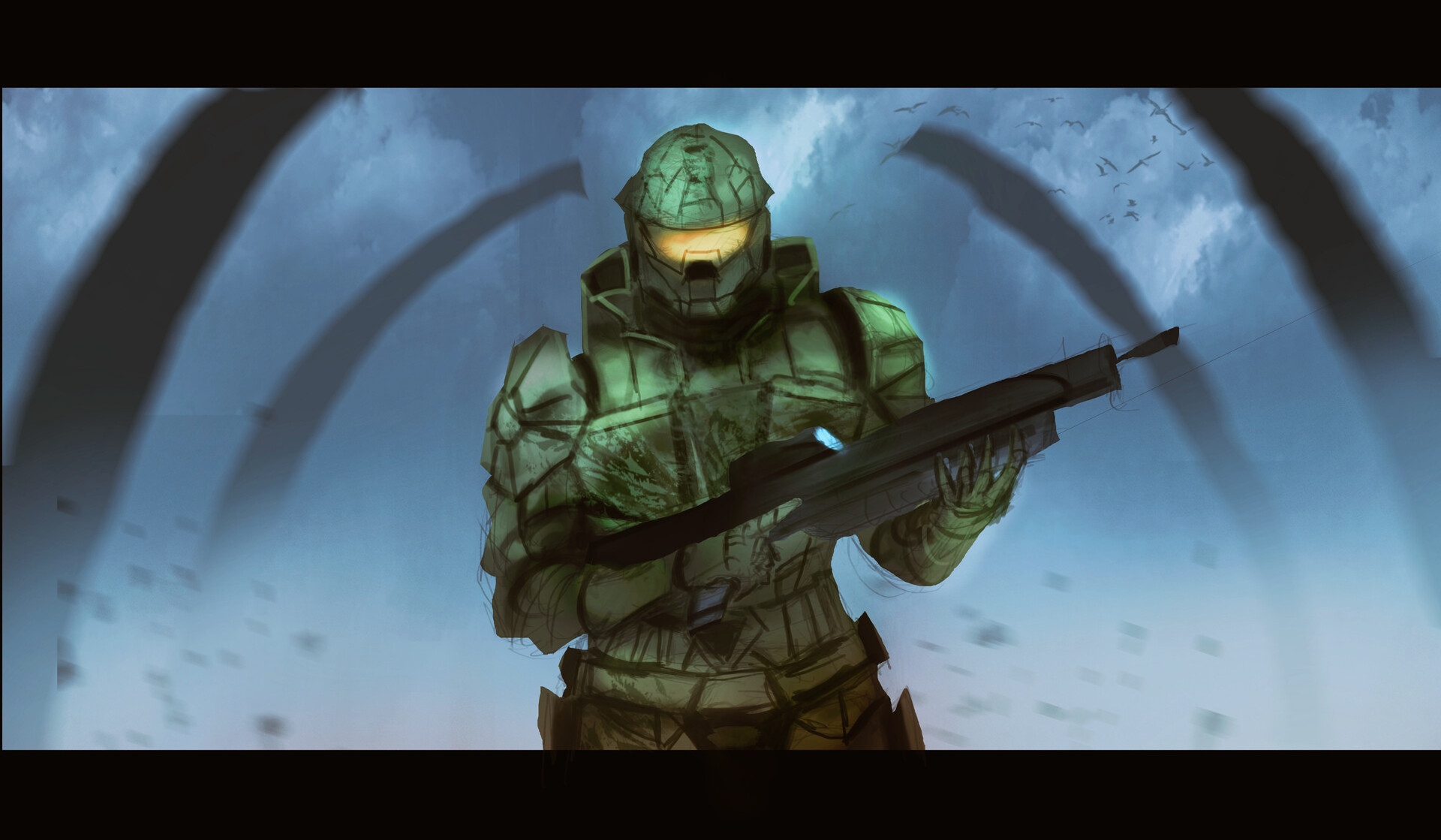 ArtStation - Halo Masterchief Fan Art