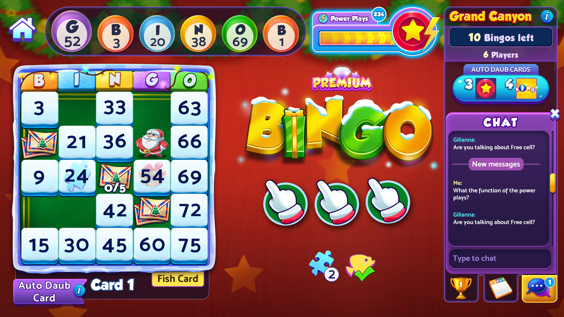 ArtStation - "Merry Giftmas" Game Screen done for BINGO BASH