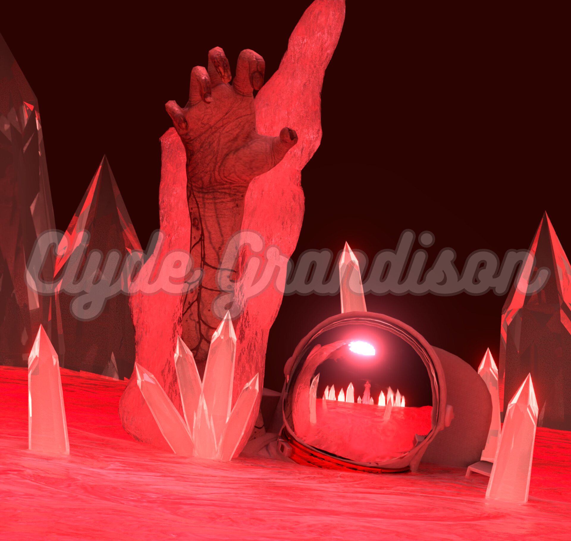 ArtStation - RED CRYSTAL OF DEATH