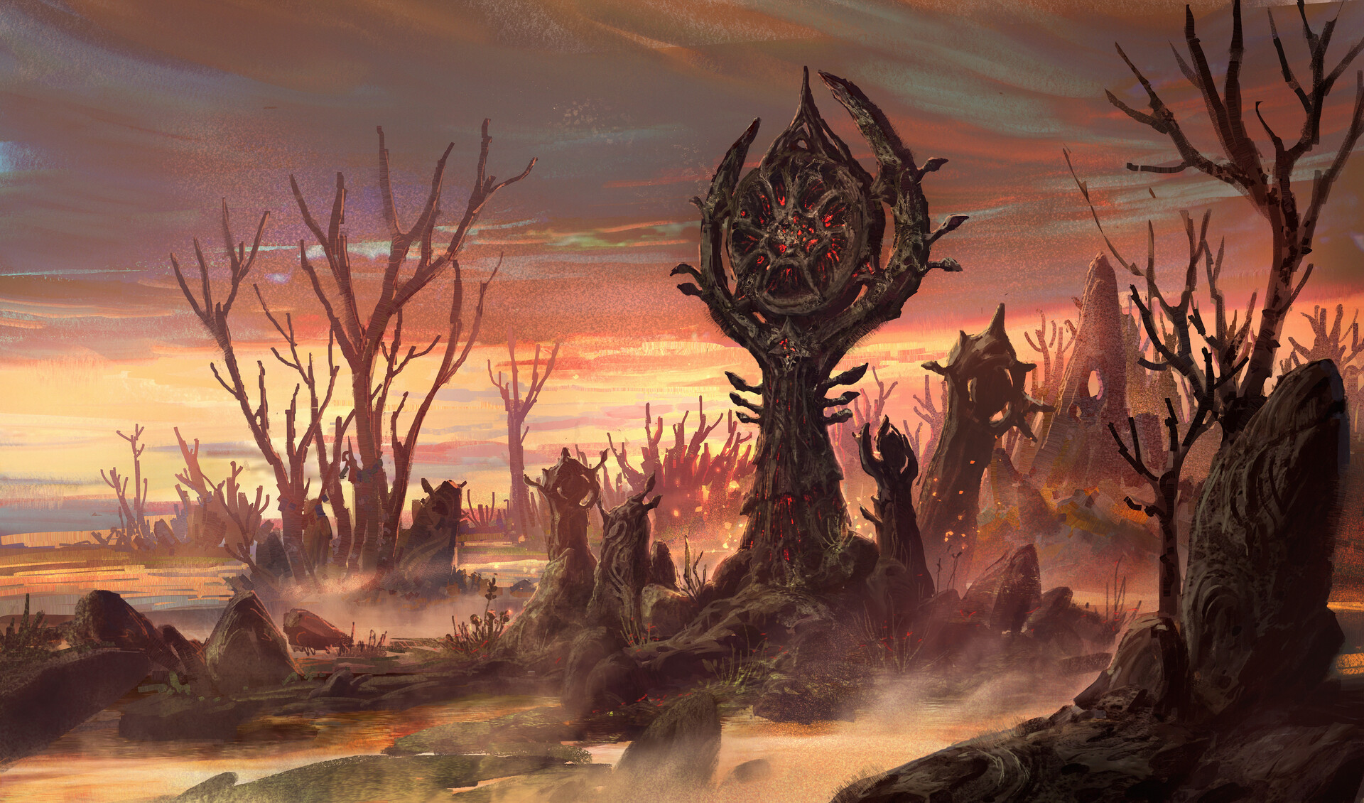 ArtStation - Swamp ruins