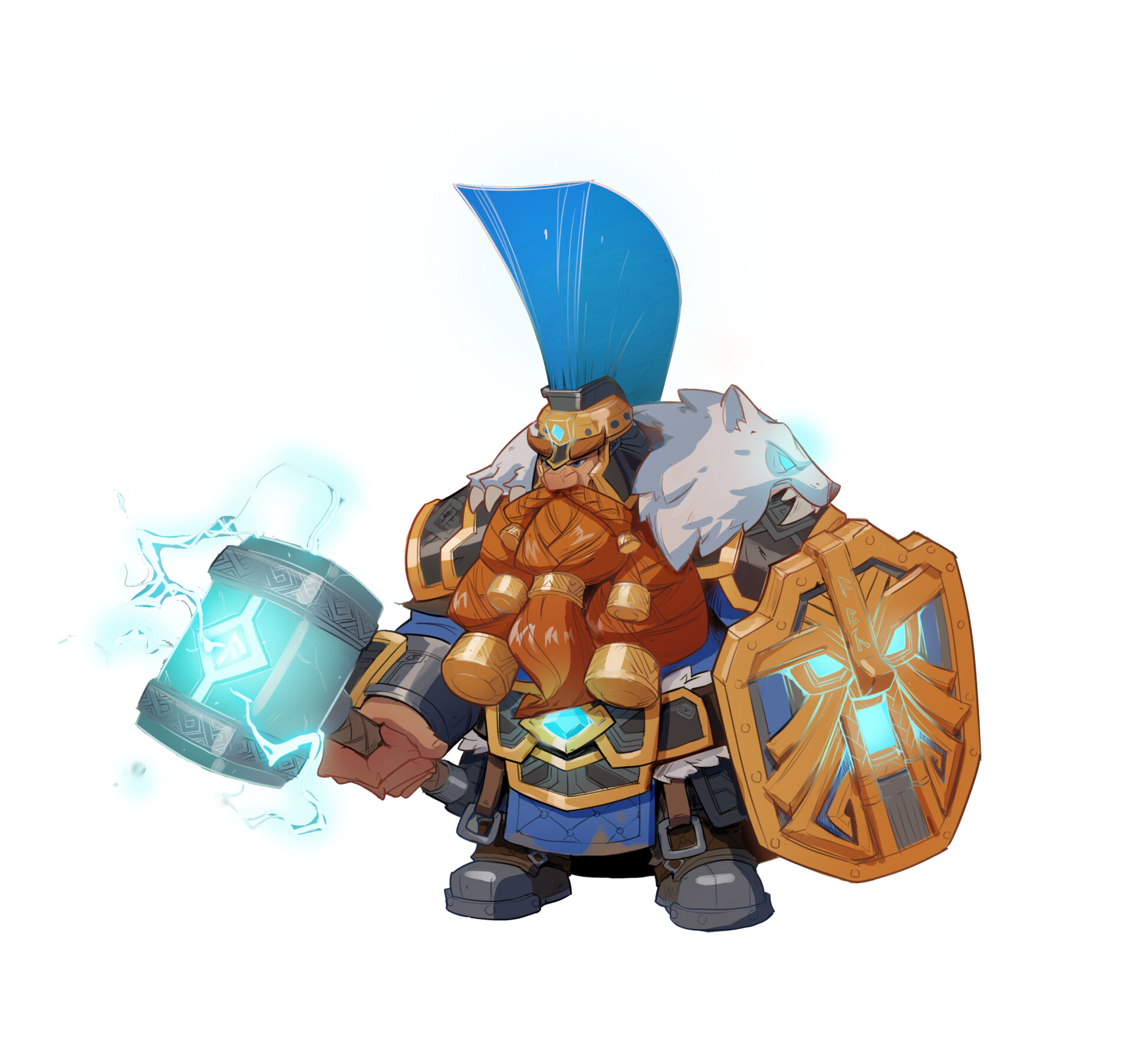 ArtStation - Character Concept_Dwarf King