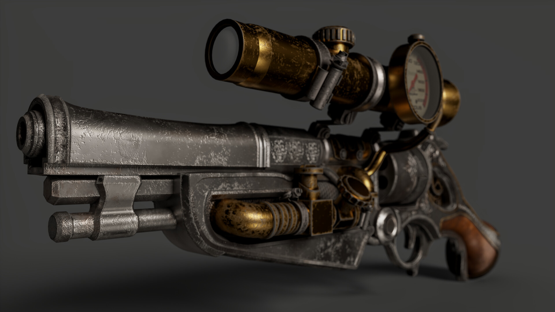 ArtStation - Revolver Gun
