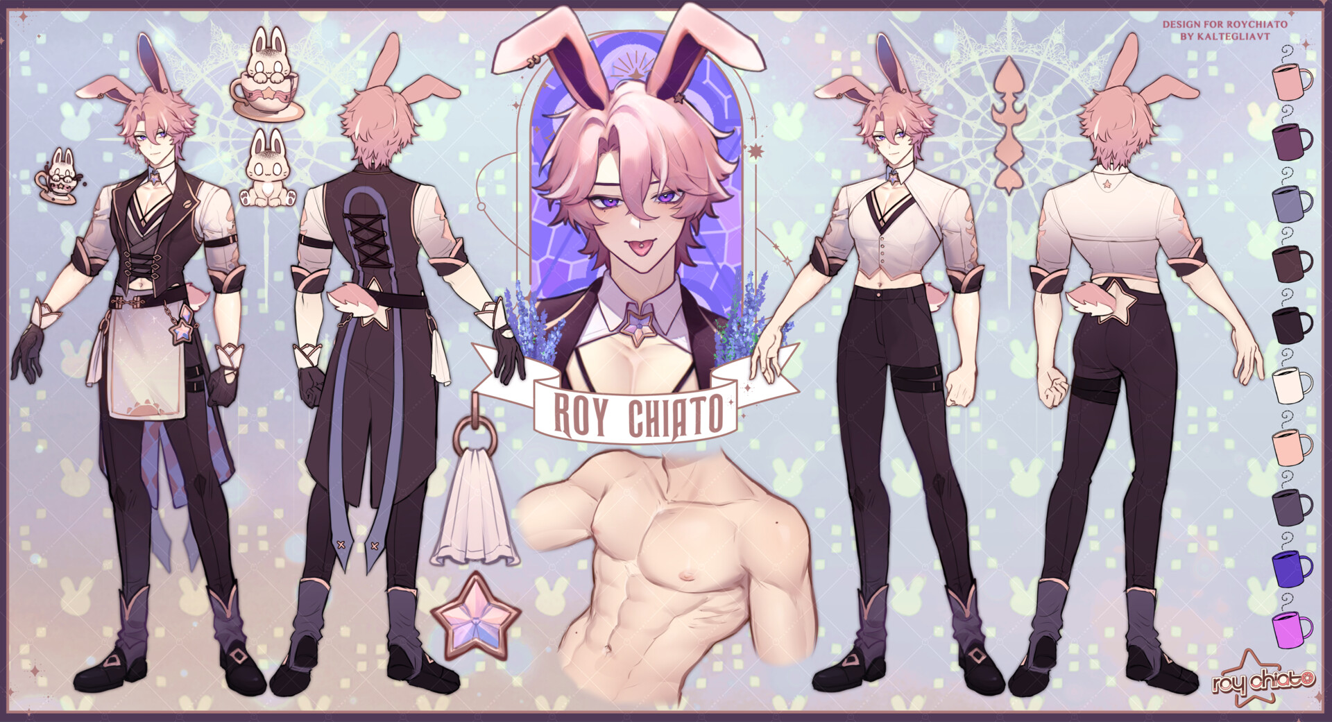 ArtStation - Character Design Reference Sheet - Roy Chiato