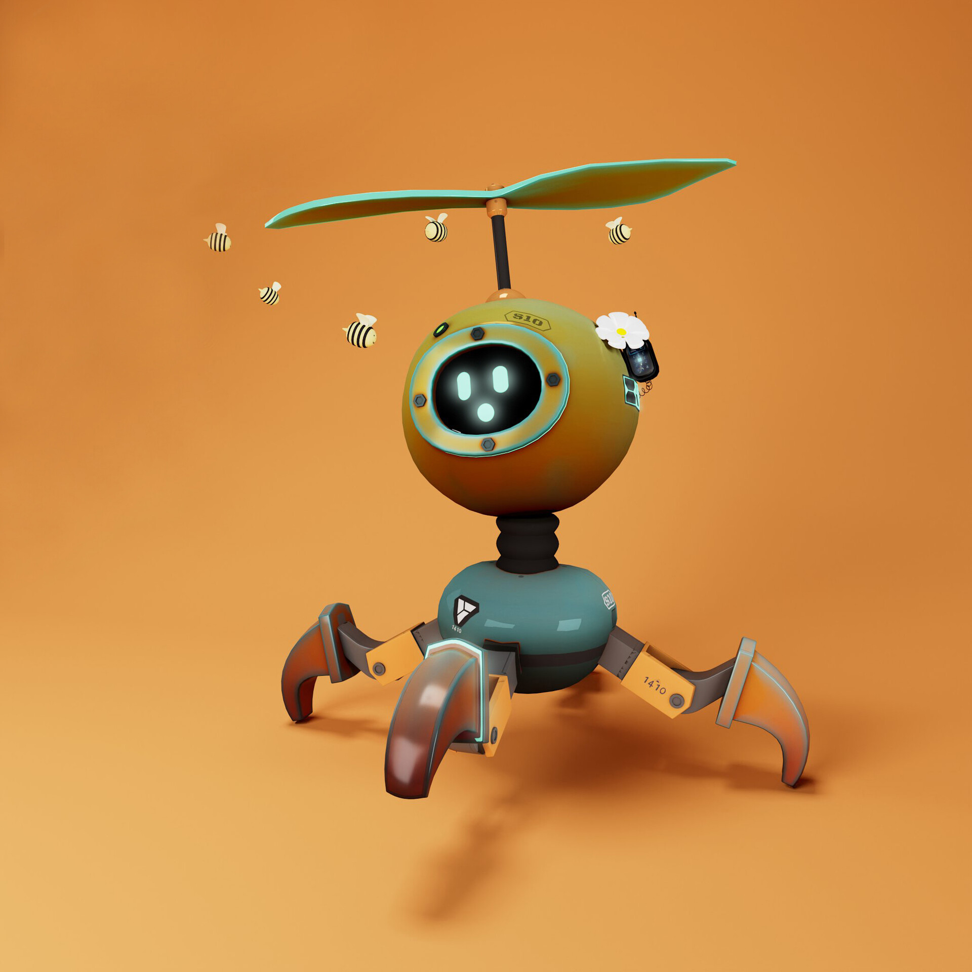 ArtStation - Self-growing Robo