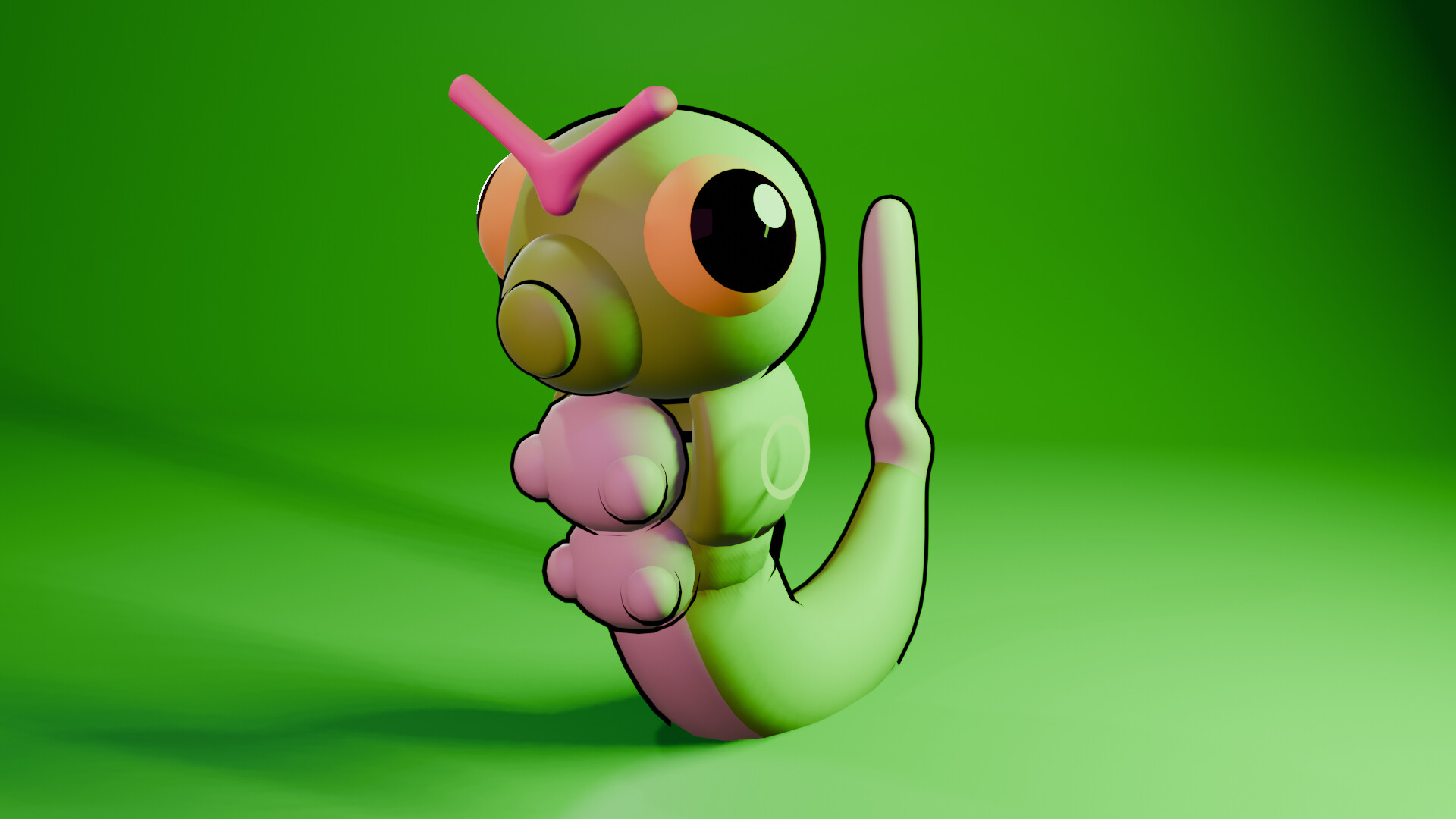 ArtStation - Pokemon - Caterpie