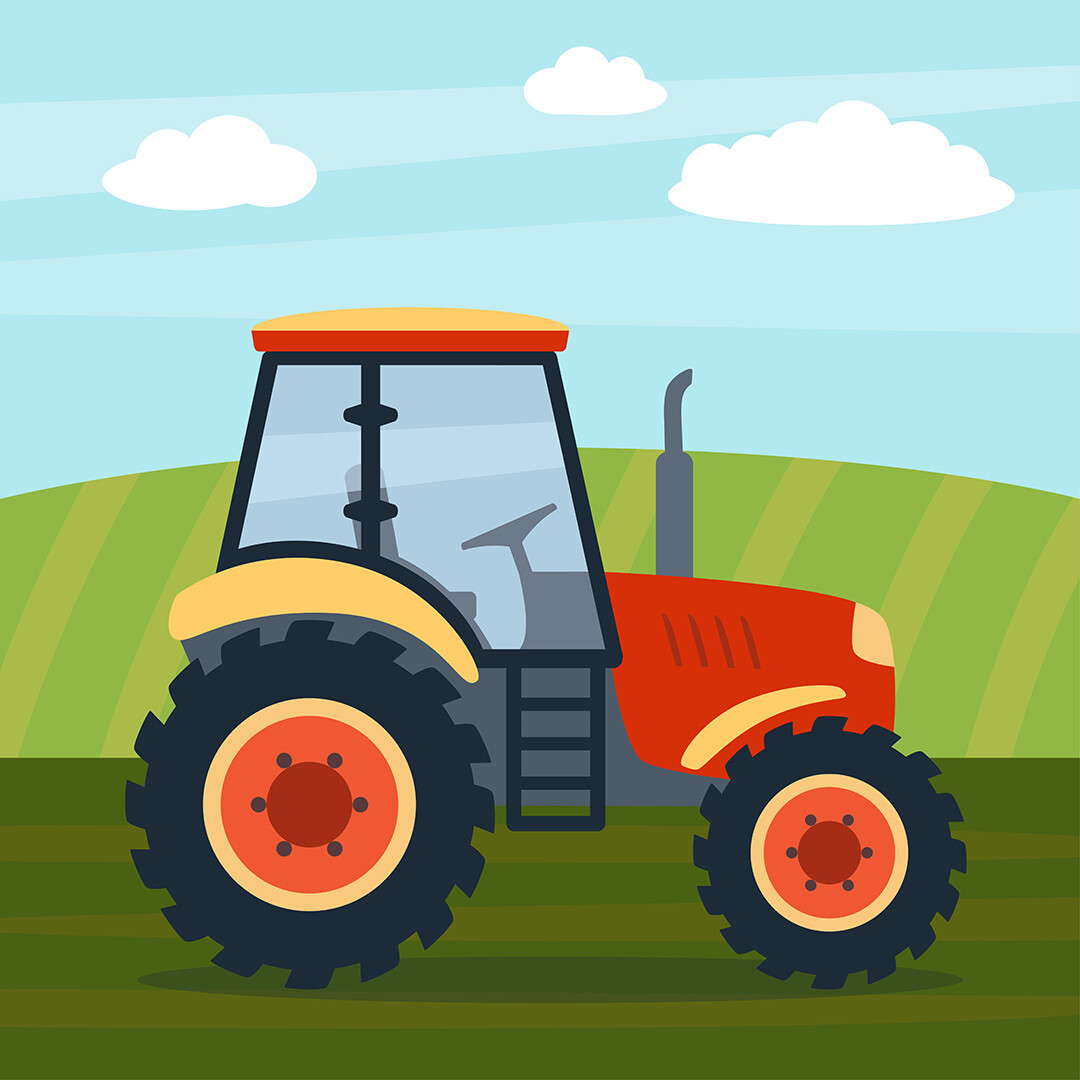 ArtStation - Red tractor