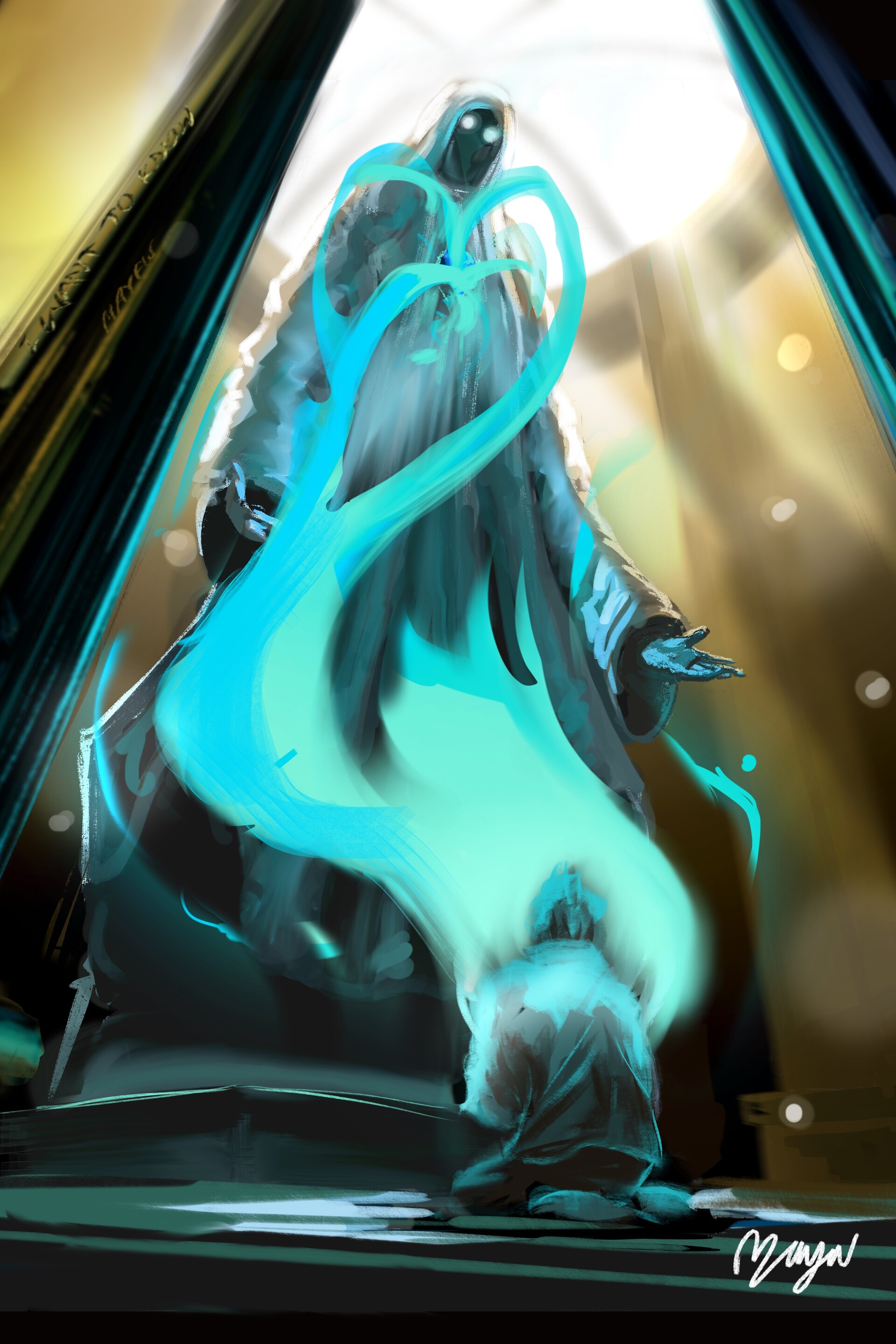 ArtStation - I want to know - illustration