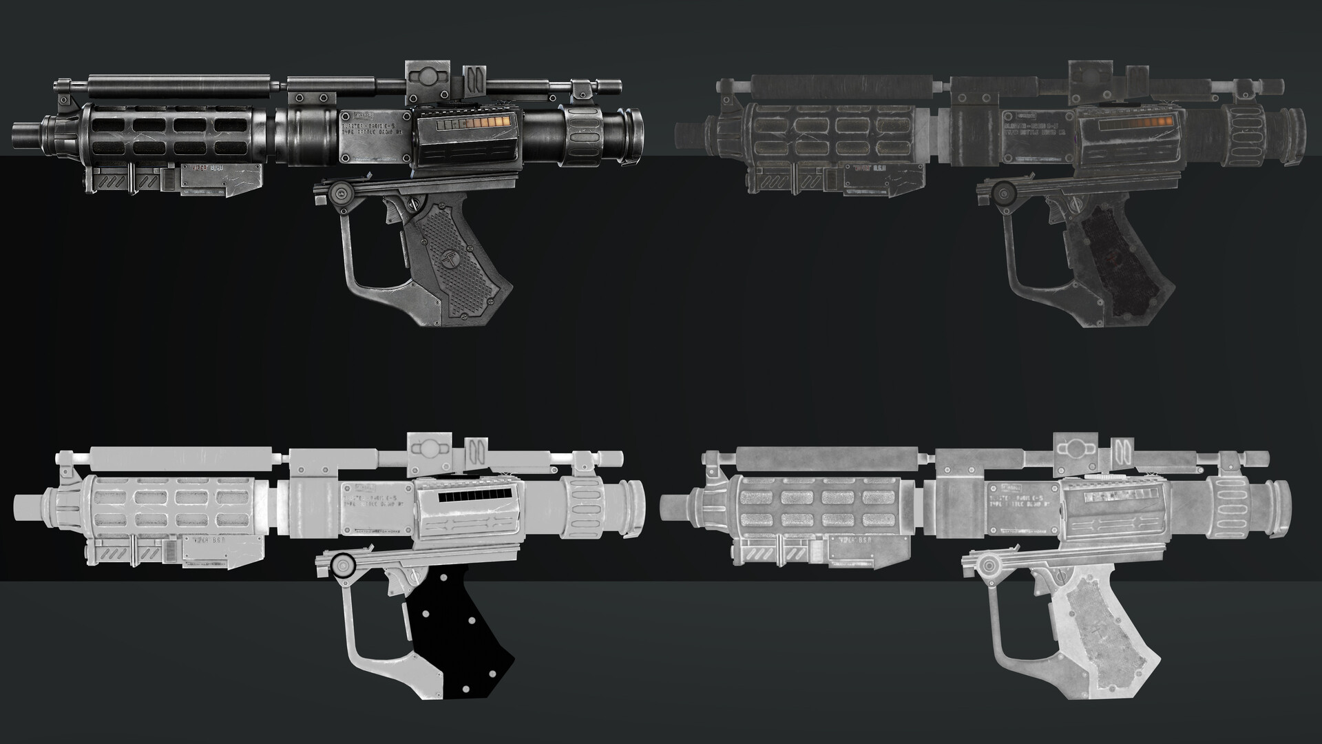 Alexander Galevskyi - Art Lead Portfolio - E-5 Star Wars Droid Blaster ...