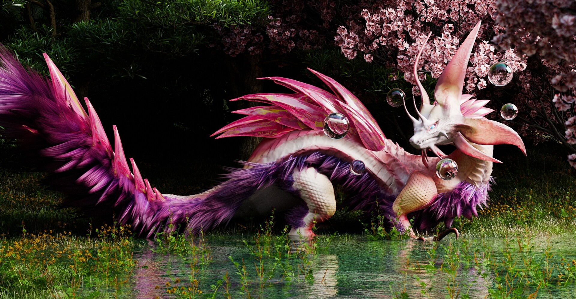 ArtStation - Bubble Terror, Mizutsune