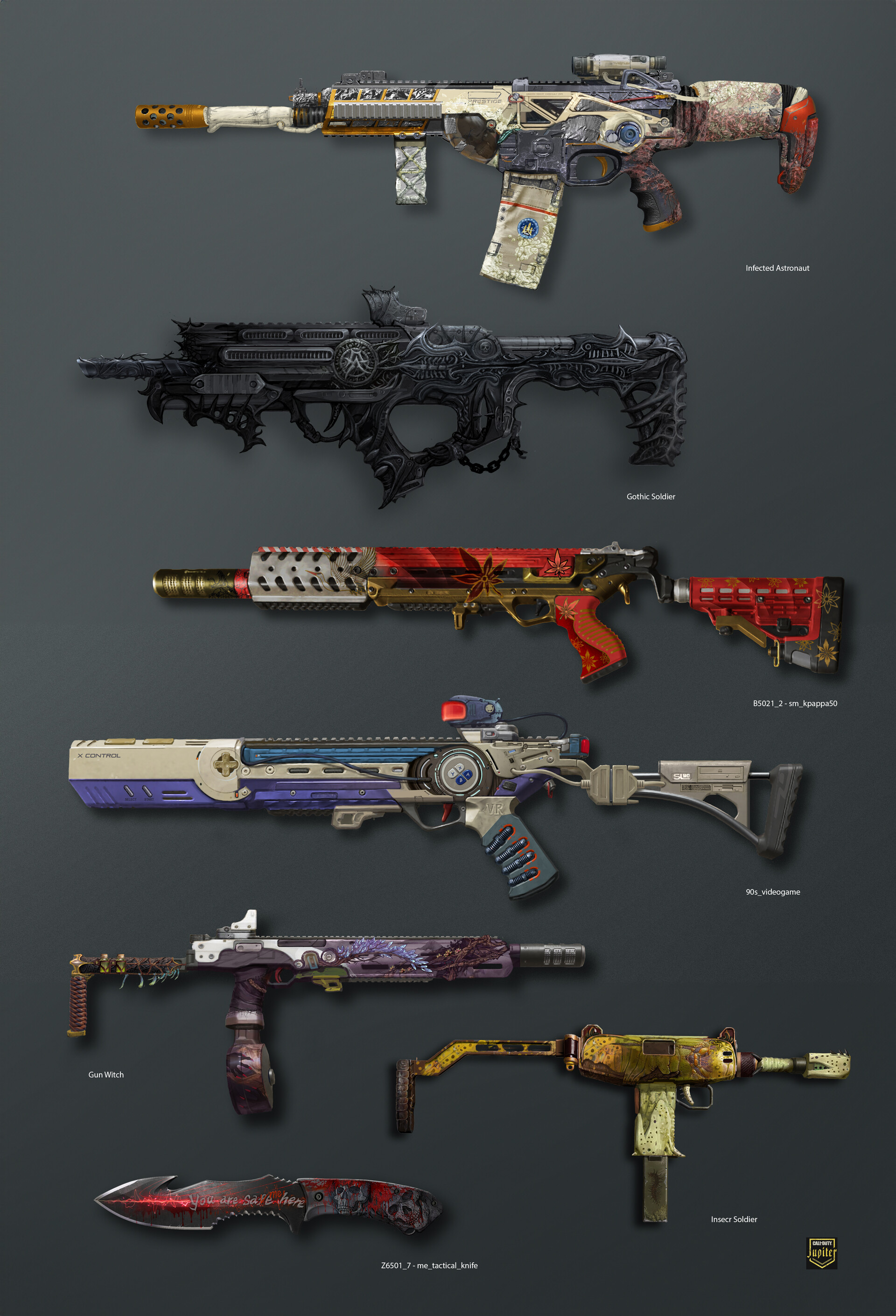 ArtStation - Weapons, skin and charm design