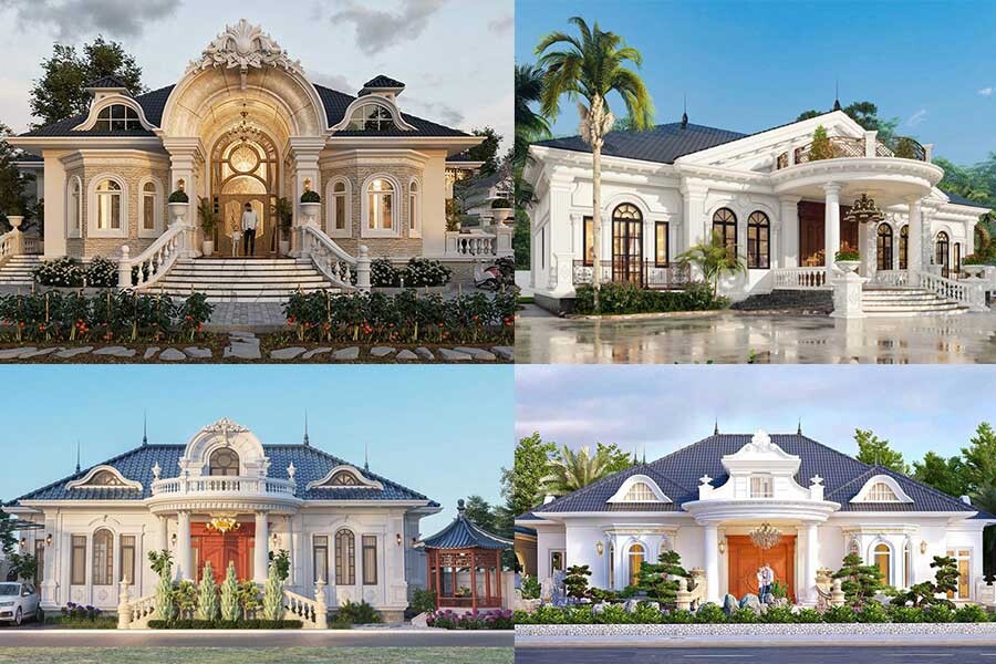 NEOHouse Architecture - Top 200+ Mẫu Biệt Thự 1 Tầng Tân Cổ Điển Đẹp Nhất