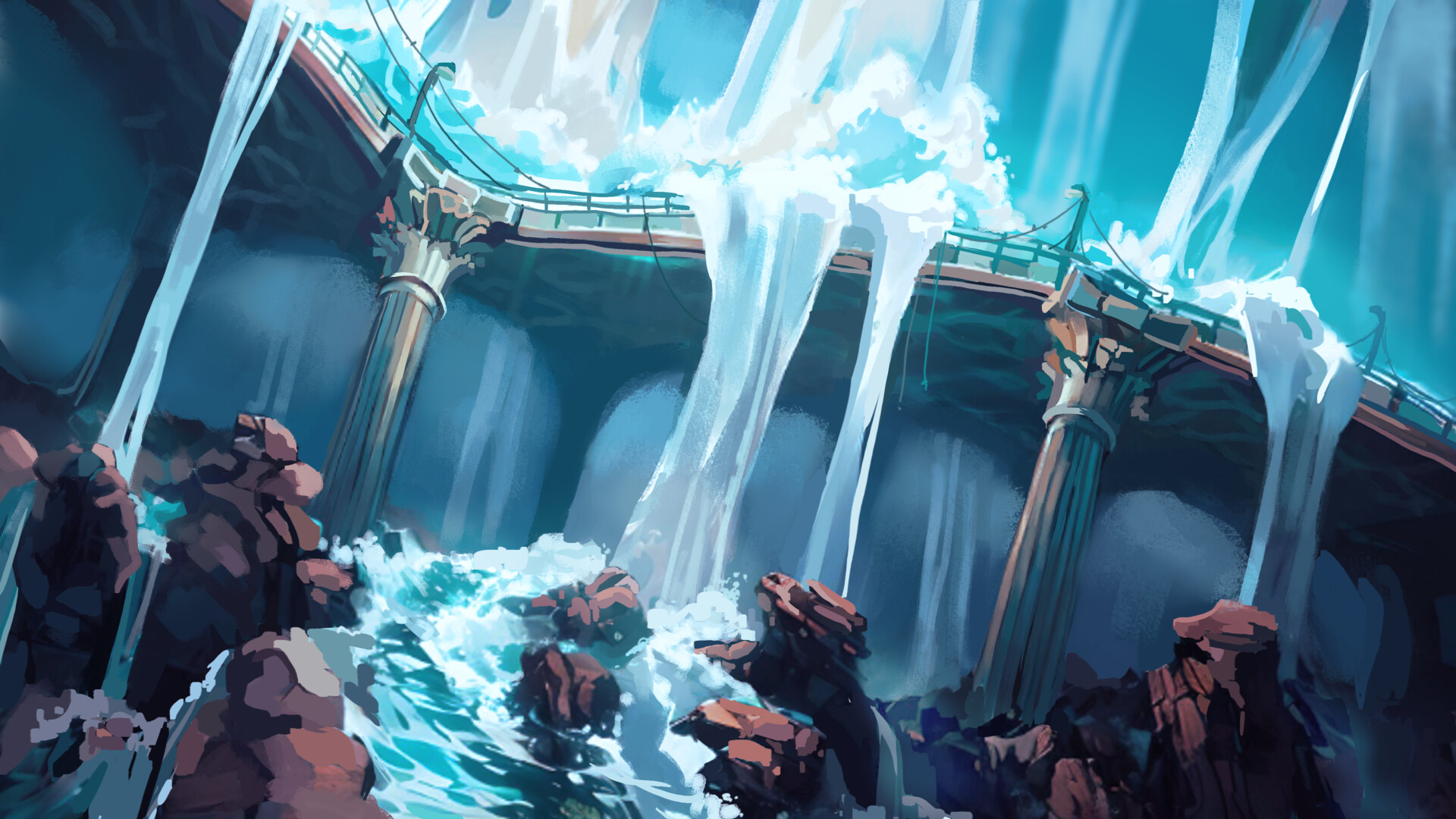 ArtStation - Waterfall