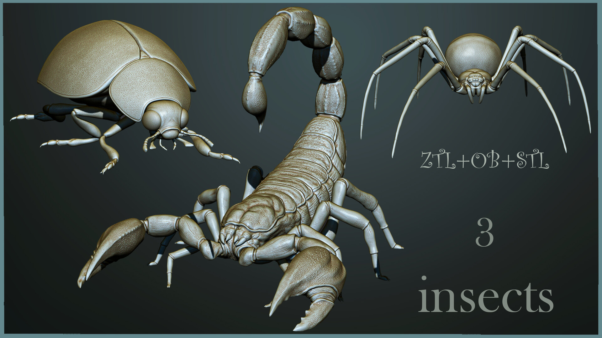 ArtStation - 3 Insects