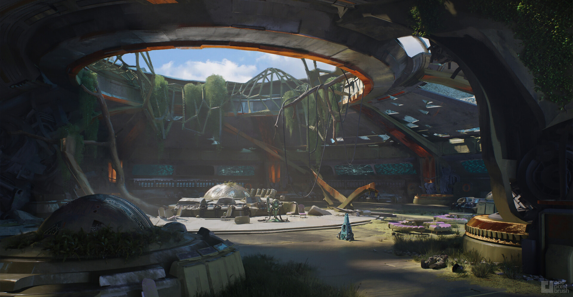 One Pixel Brush - DND: Crashed Spaceship