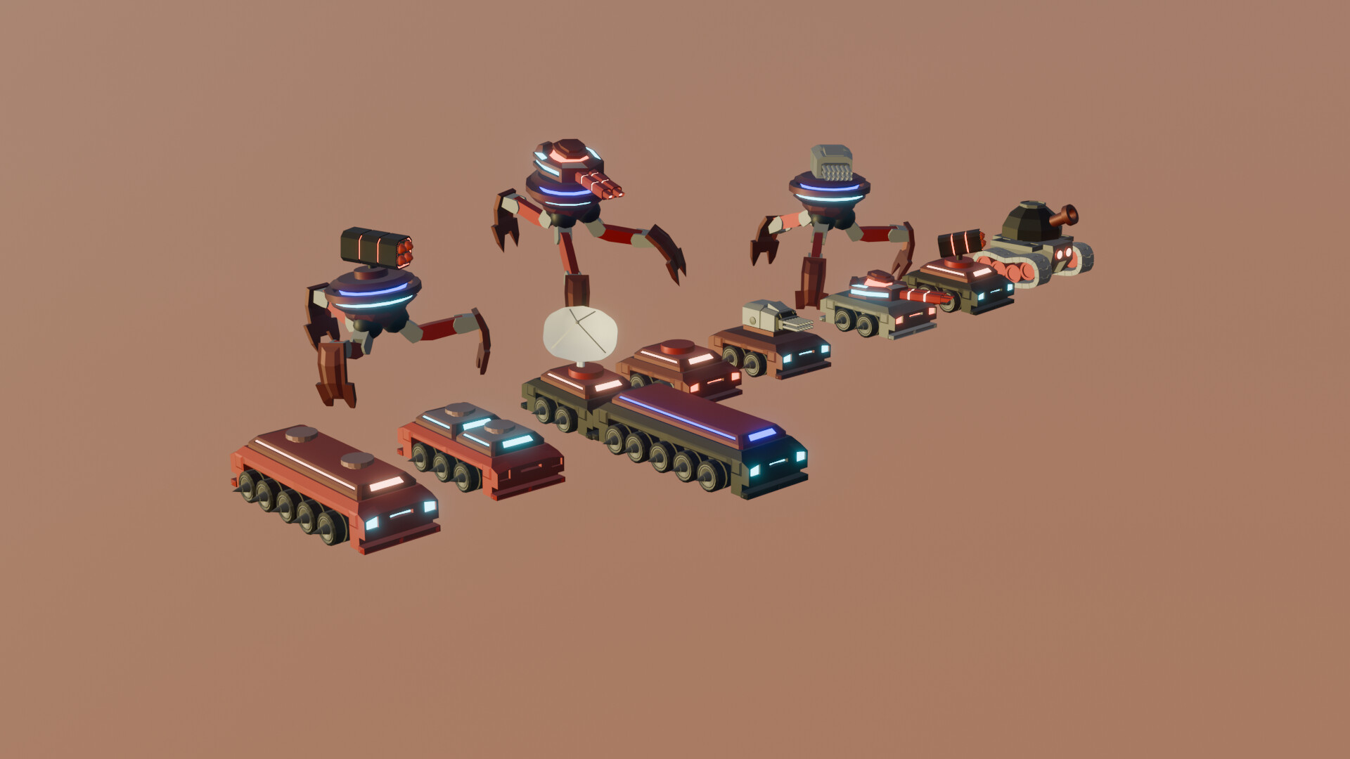 ArtStation - 3D machine squad