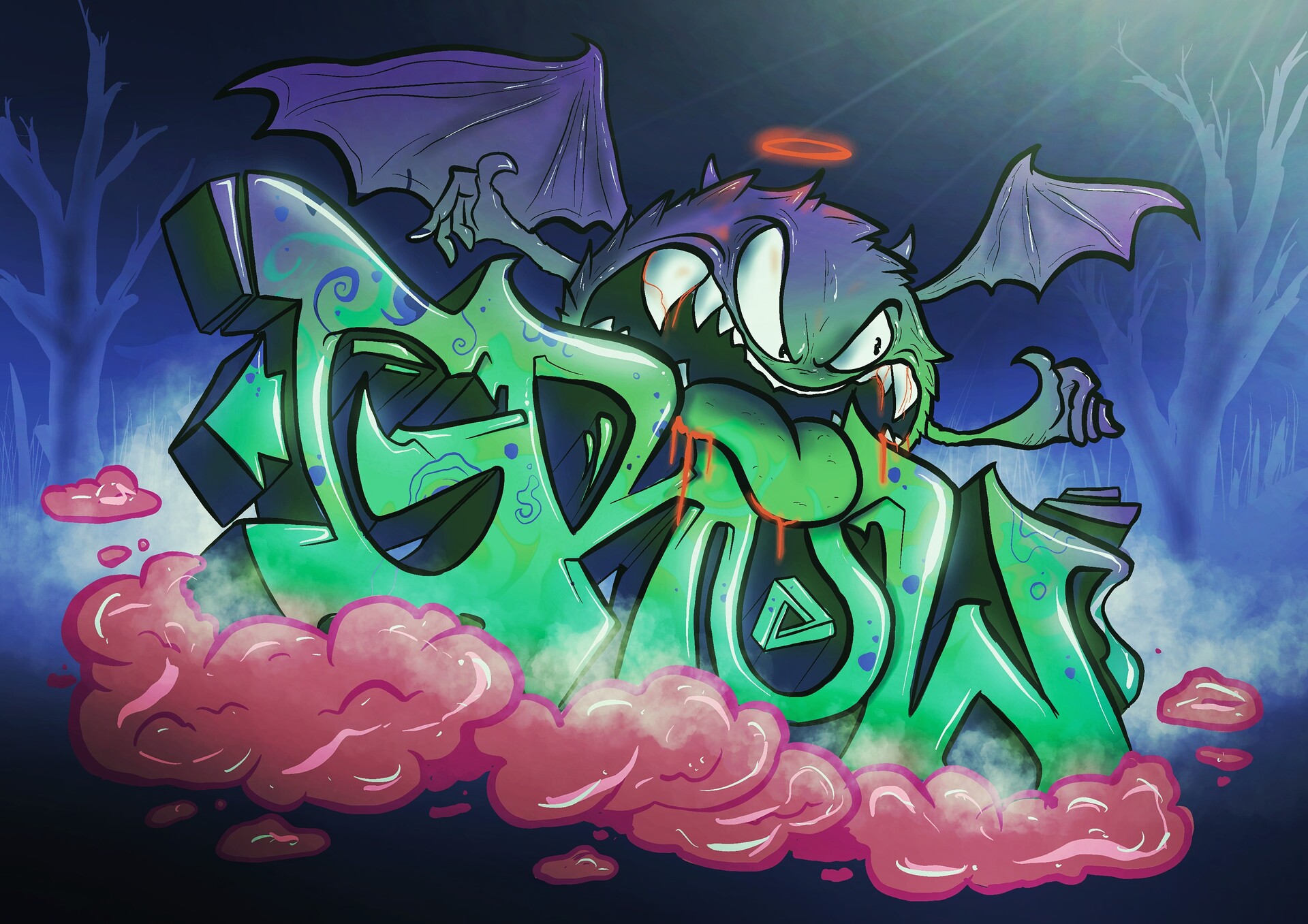 ArtStation - Grow the phantom bat