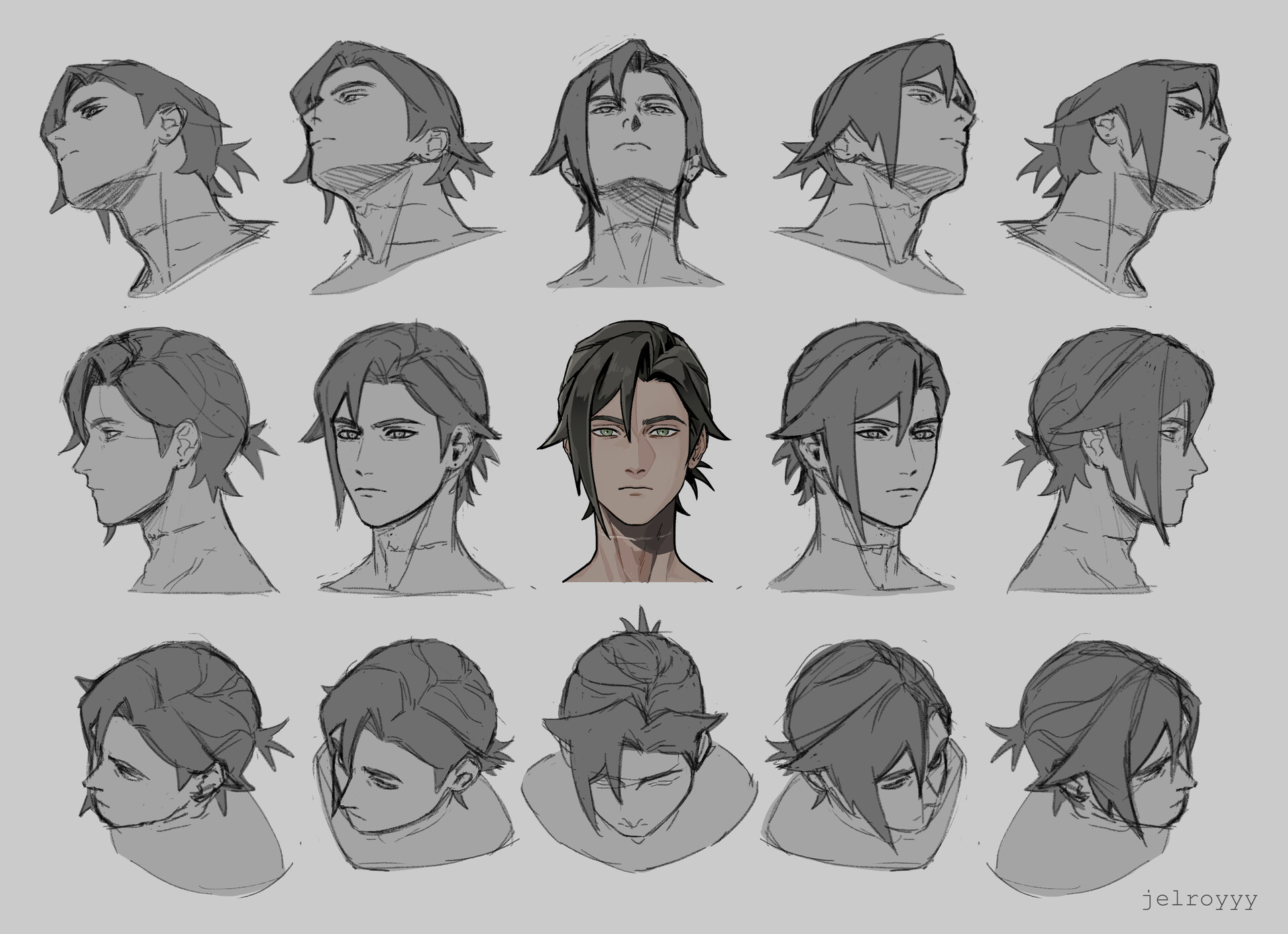 ArtStation - Head angles
