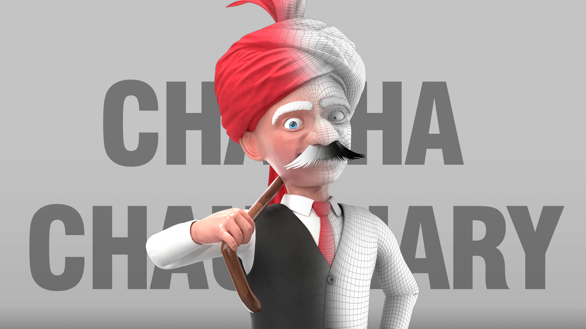 ArtStation - Chacha Chaudhary 3 model