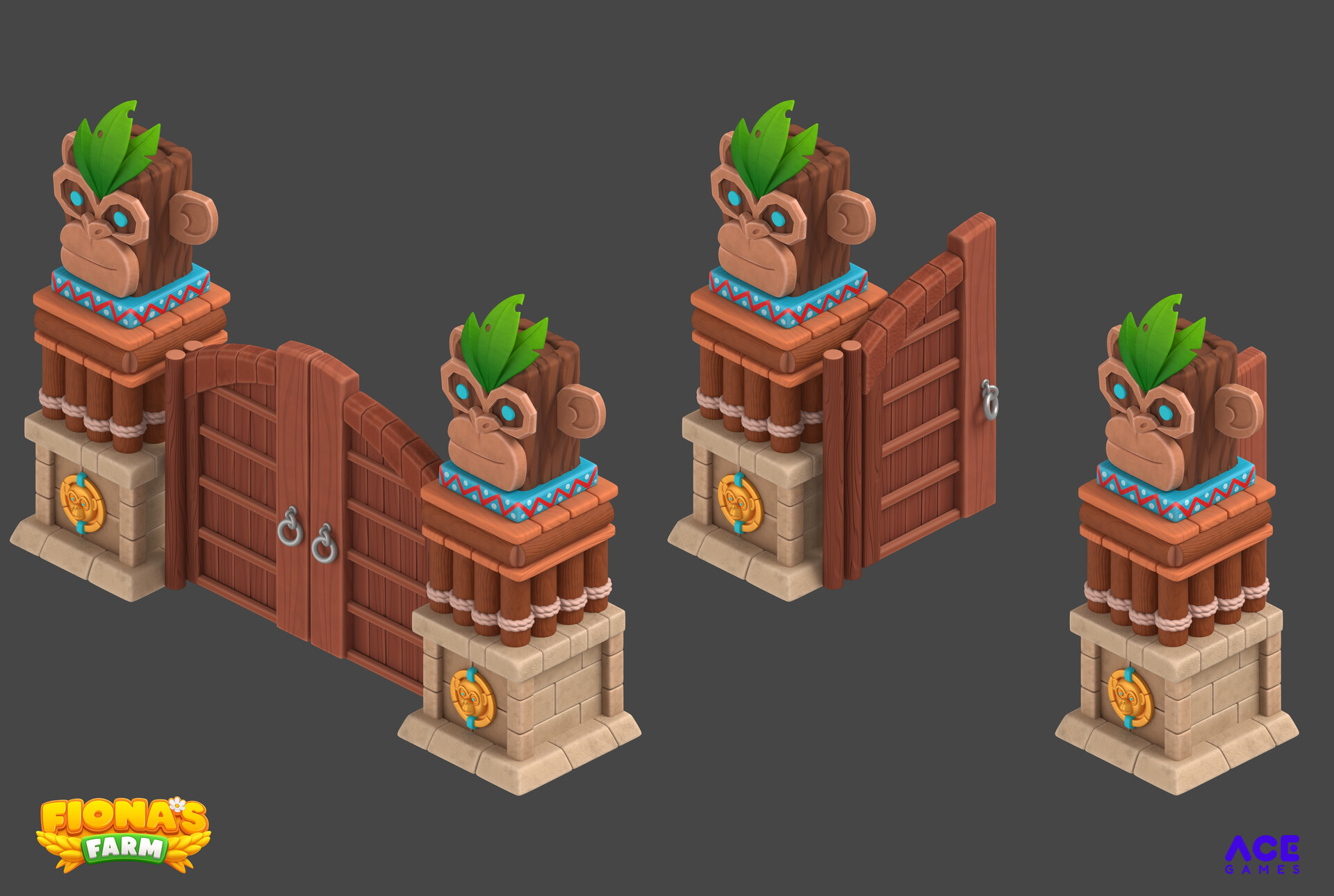 ArtStation - Fiona's Farm - Monkey's Gate