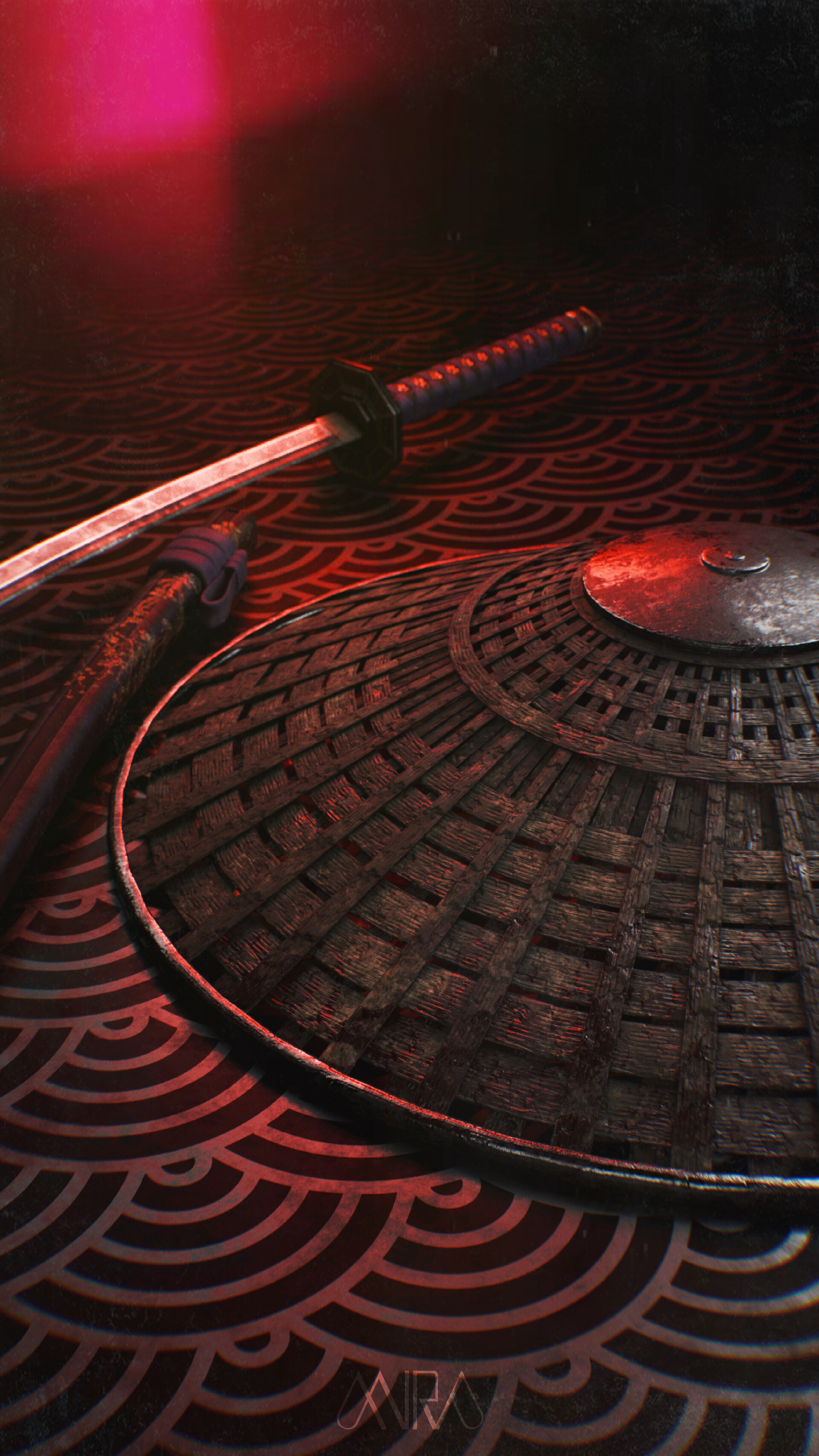 ArtStation - samurai stuff 9:16 wallpaper