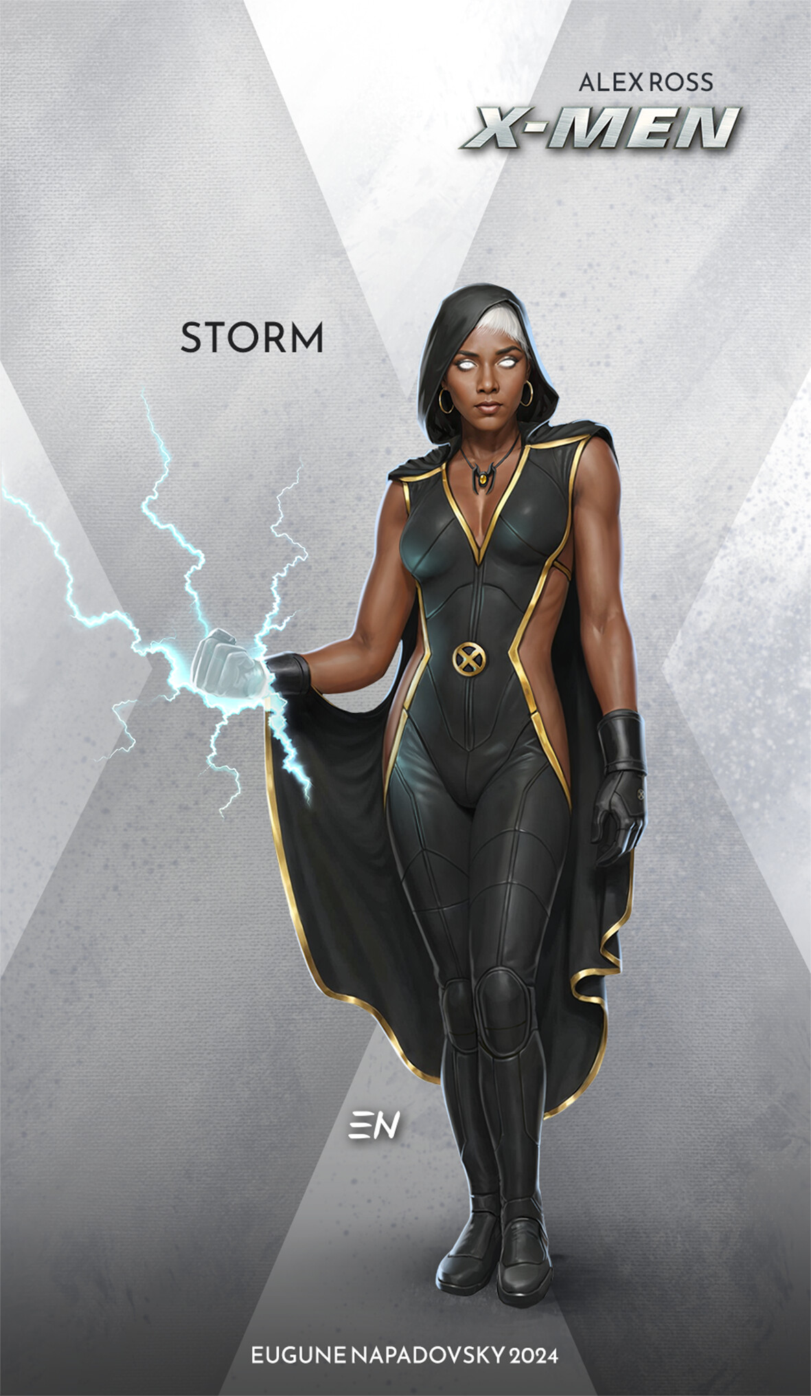 Eugene Napadovsky - Re-worked Alex Ross X-men Design. Fan art