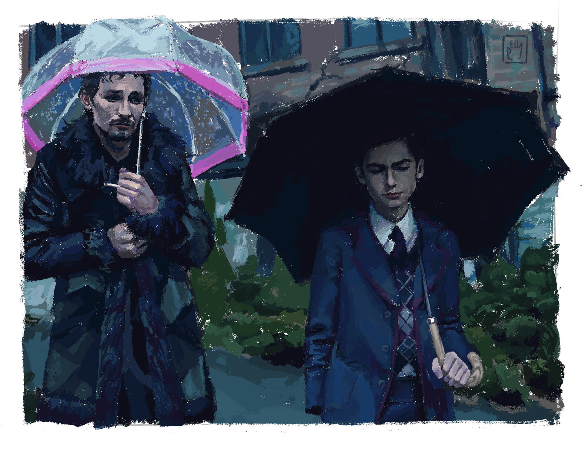 ArtStation - Five and Klaus (Umbrella Academy s1)