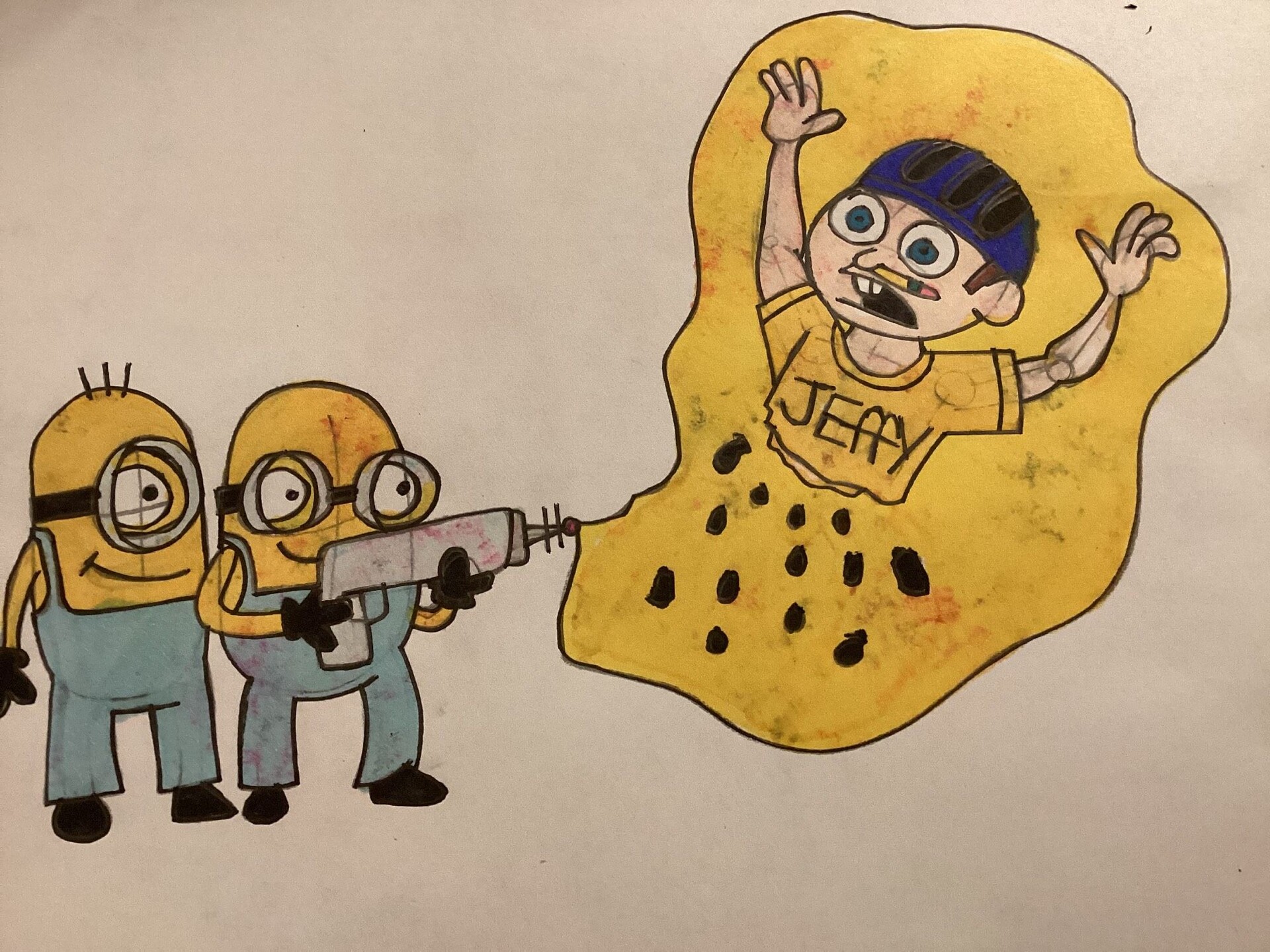 ArtStation - minions are shooting sml jeffy..